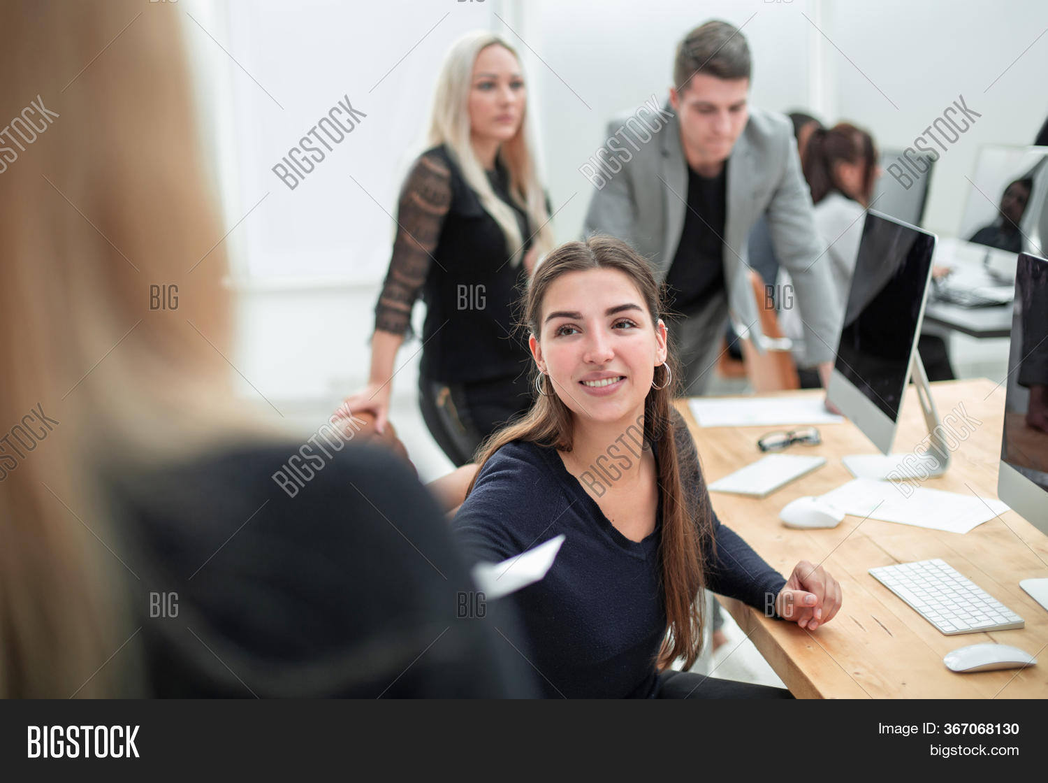 Group Employees Work Image & Photo (Free Trial) | Bigstock