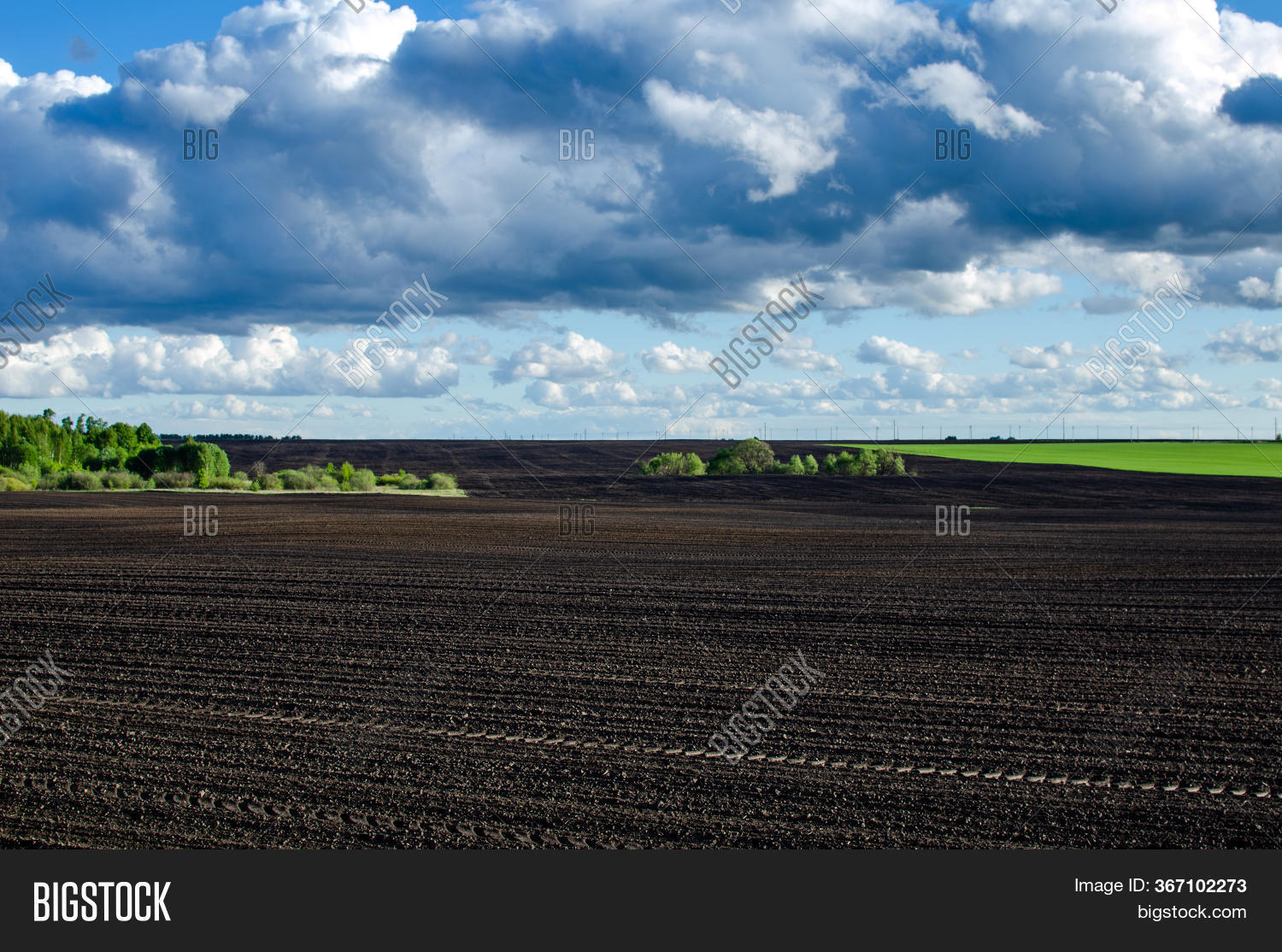 Plowed Field Spring Image & Photo (Free Trial) | Bigstock