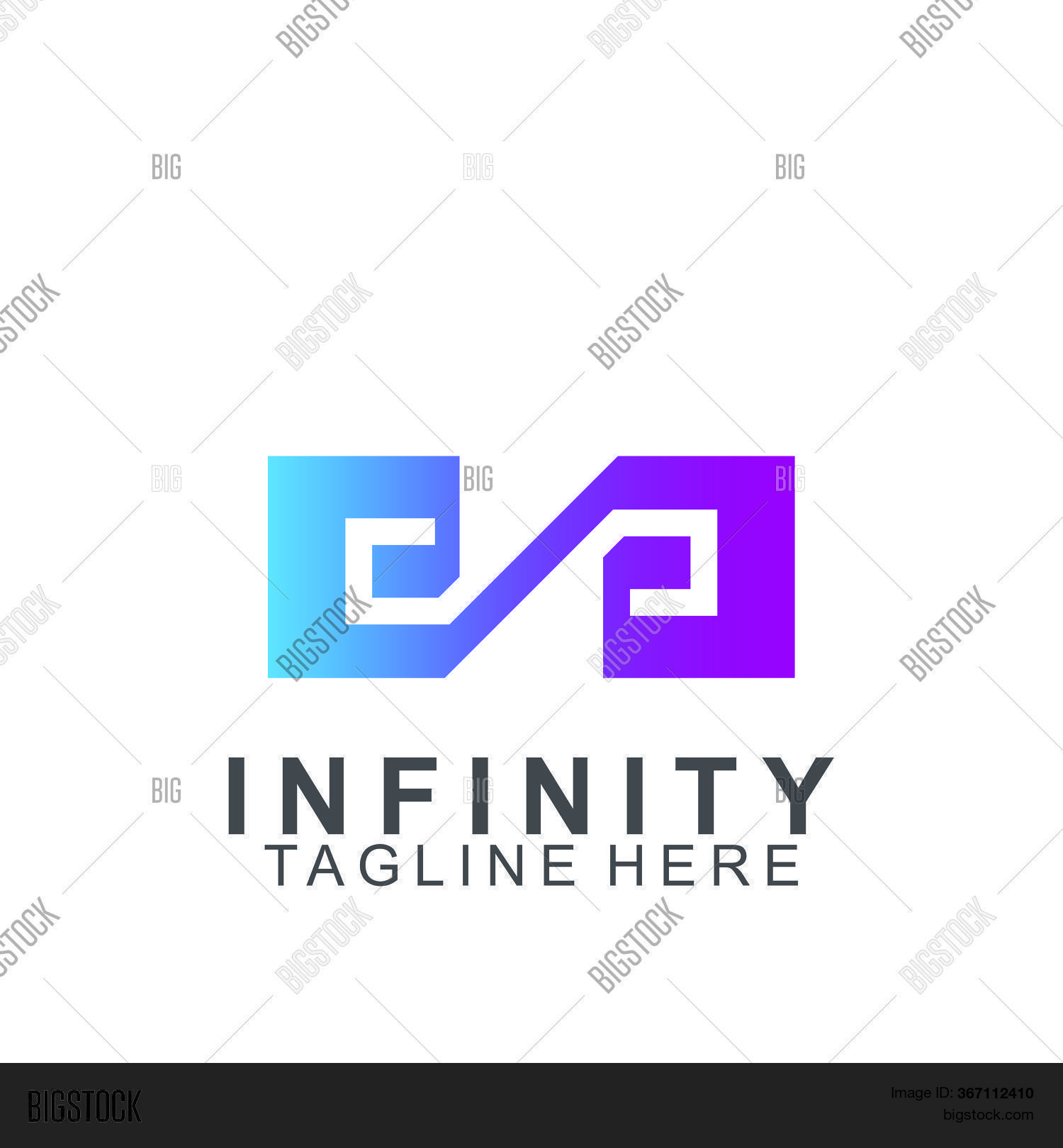 Premium Infinity Logo Vector & Photo (Free Trial) | Bigstock