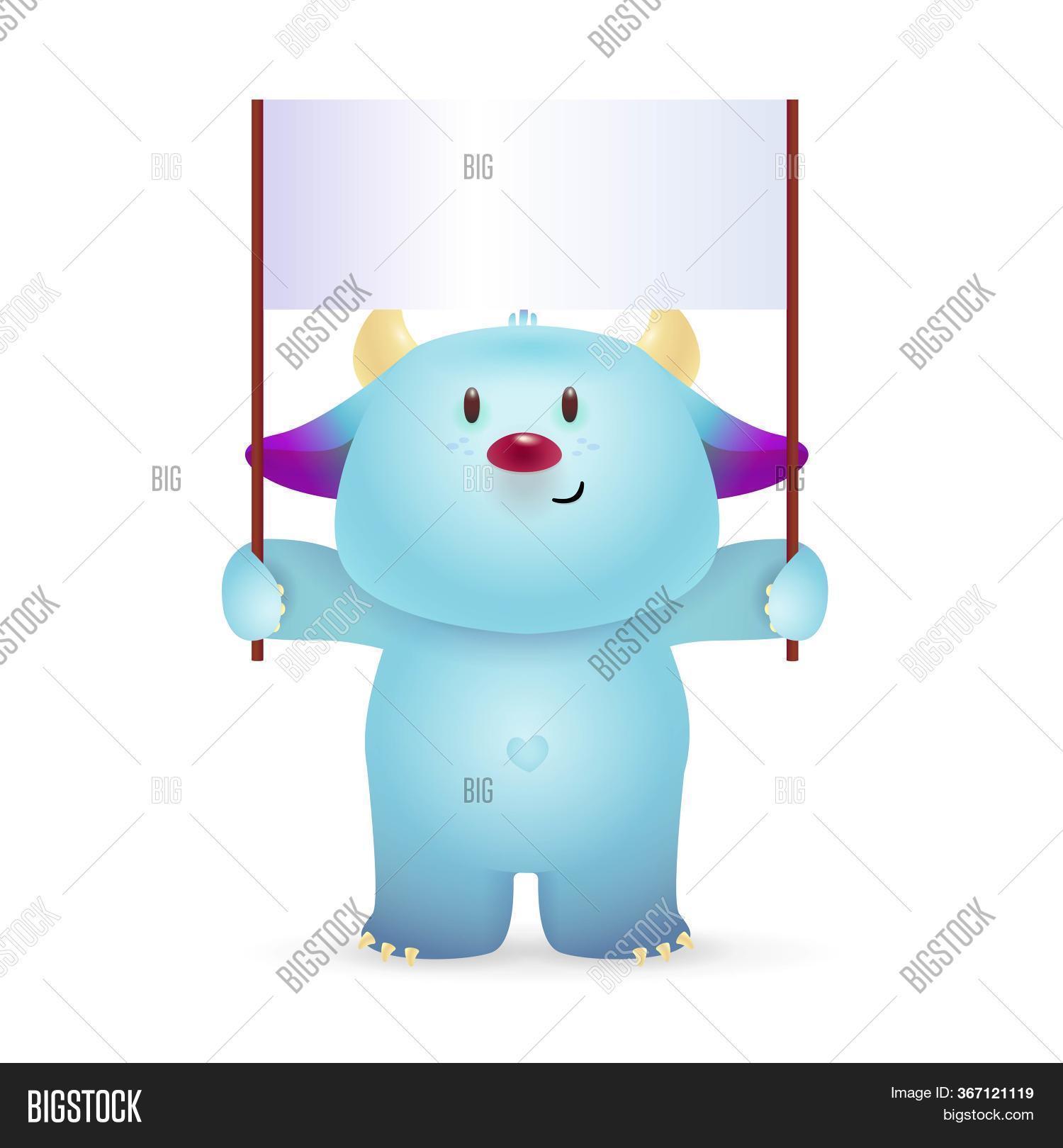 Blue Monster Character Image & Photo (Free Trial) | Bigstock
