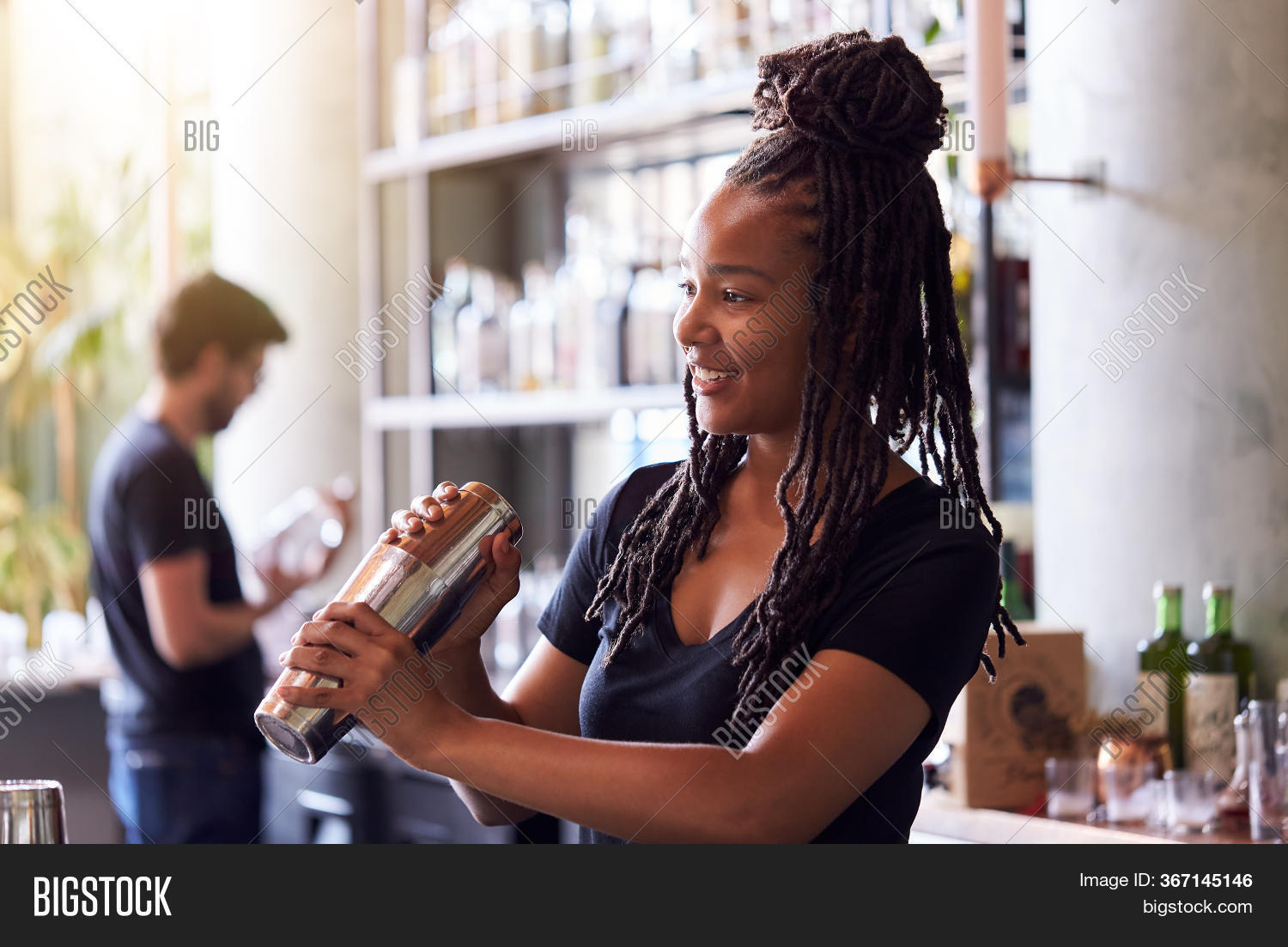 Female Bartender Image & Photo (Free Trial) | Bigstock