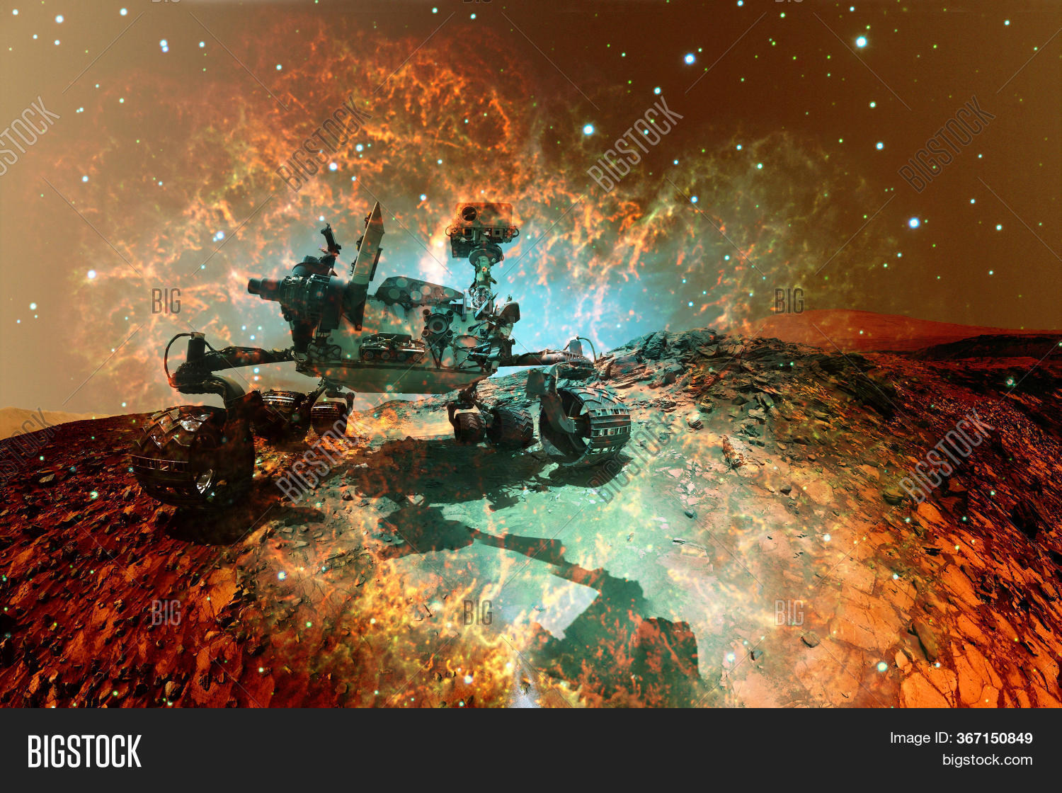 Curiosity Rover Image & Photo (Free Trial) | Bigstock