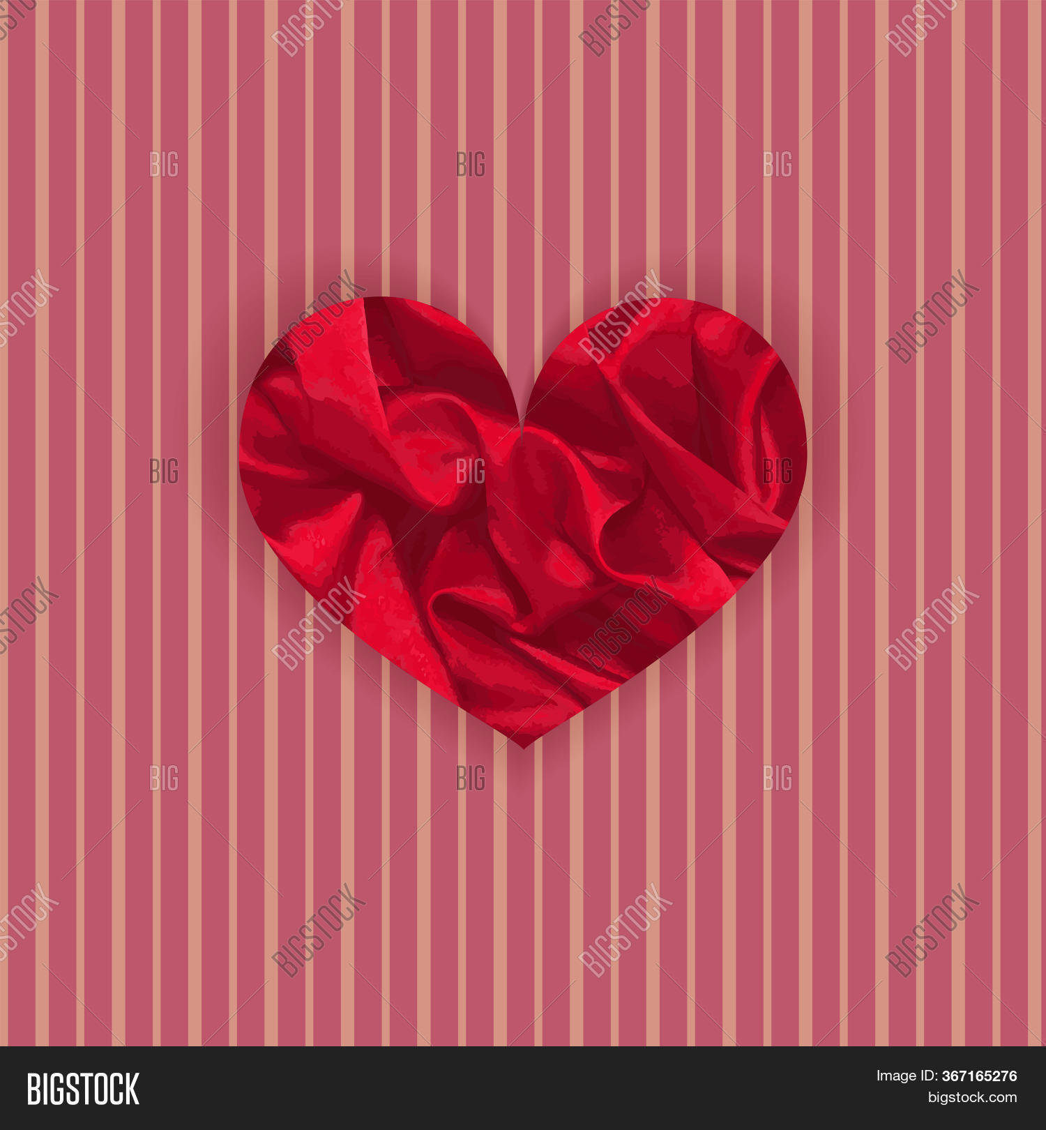Vibrant Satin Heart Image & Photo (Free Trial) | Bigstock