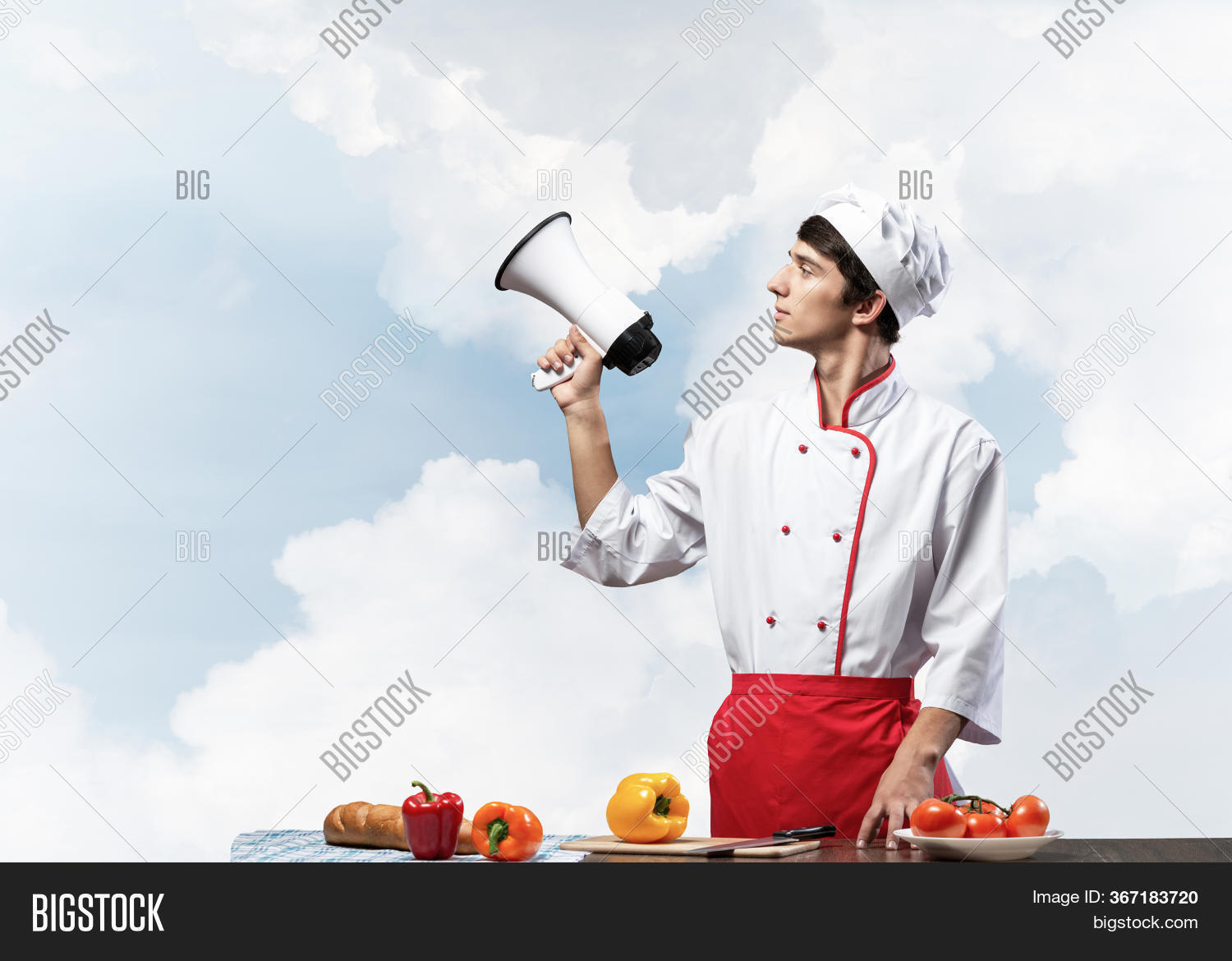 Young Chef Standing Image & Photo (Free Trial) | Bigstock