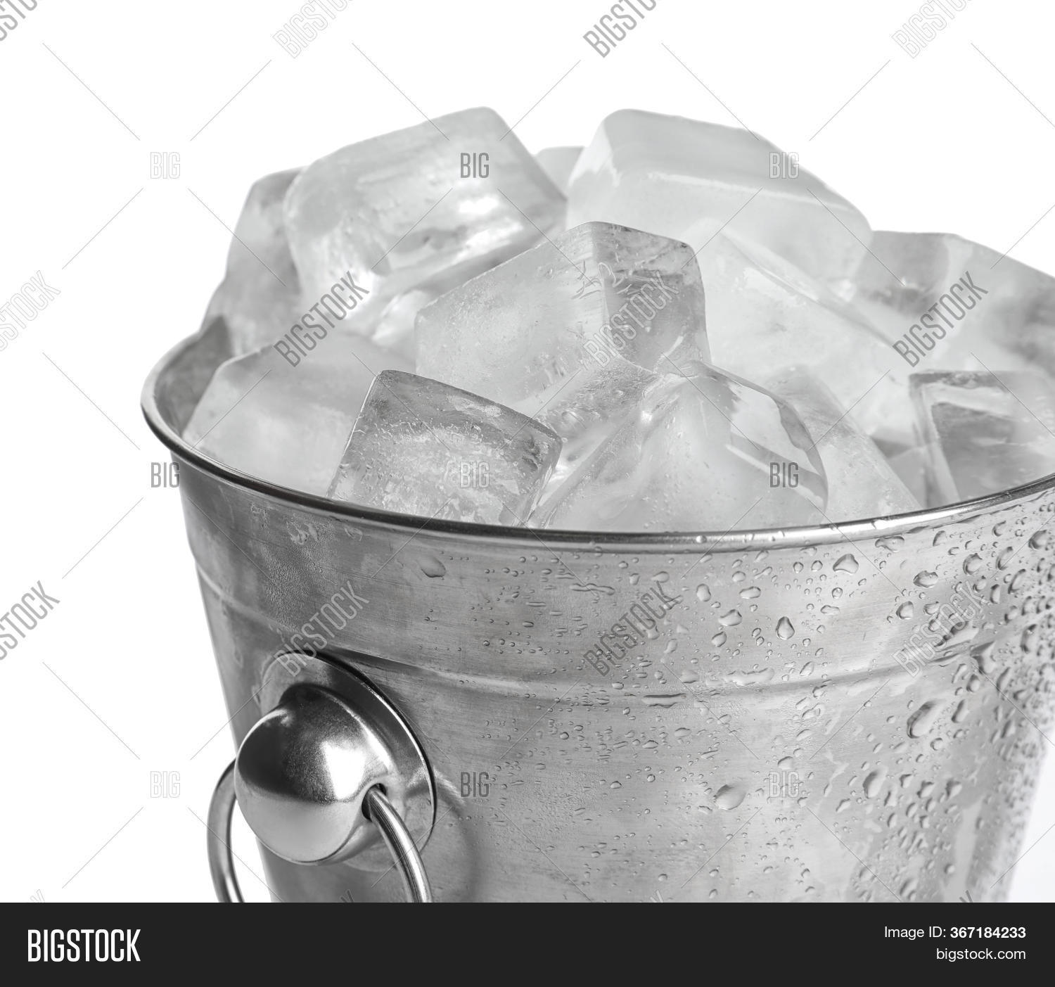 Metal Bucket Ice Cubes Image & Photo (Free Trial) | Bigstock