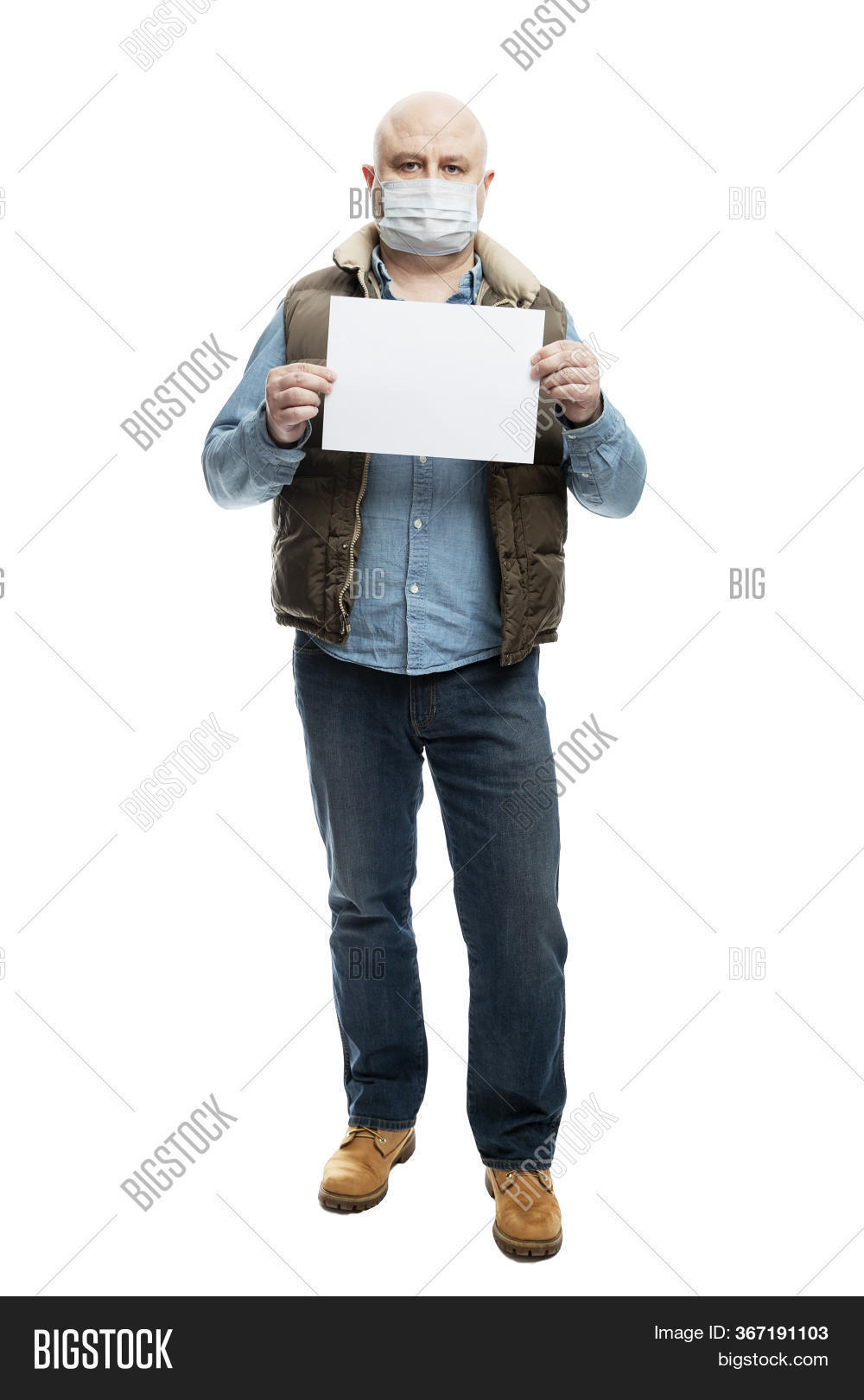 Masked Man Holding Image & Photo (Free Trial) | Bigstock