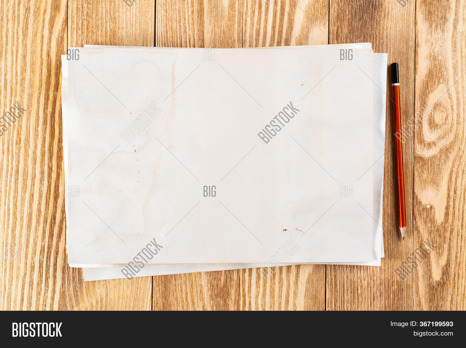 Sheet Paper Lying On Image & Photo (Free Trial) | Bigstock