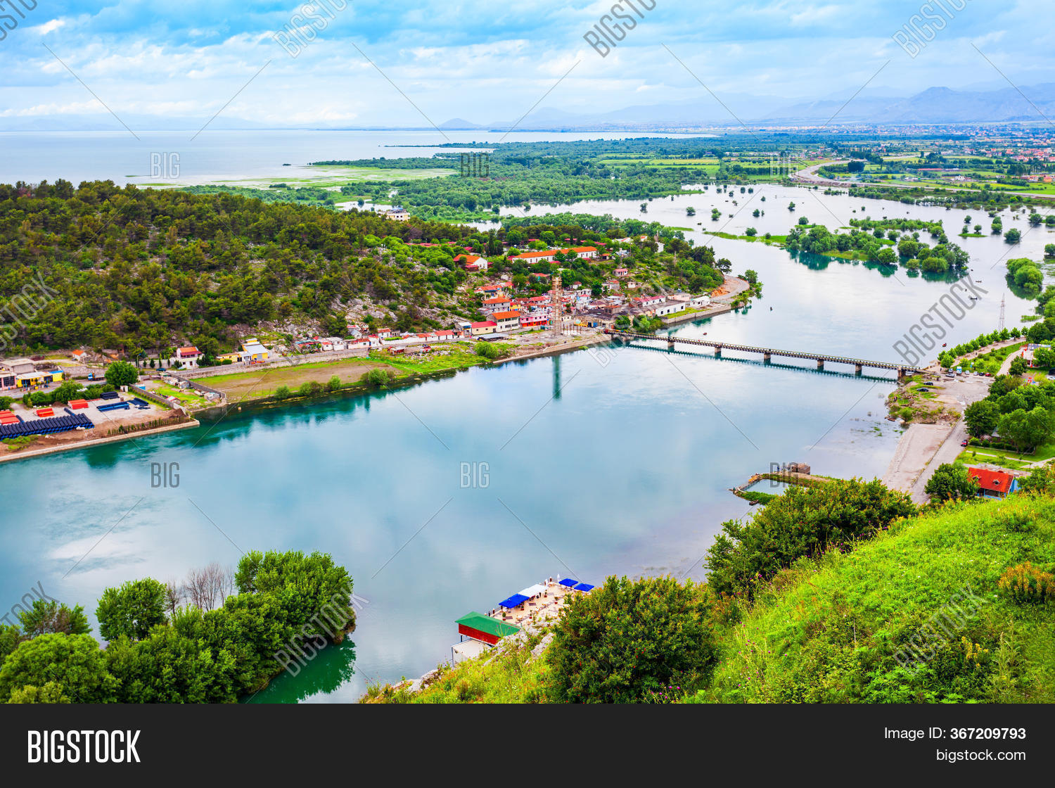 Shkoder Shkodra Town Image & Photo (Free Trial) | Bigstock