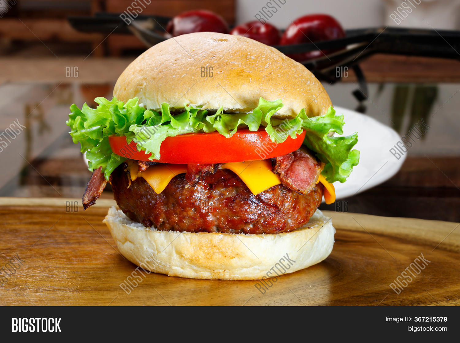 Delicious Hamburger Image & Photo (Free Trial) | Bigstock