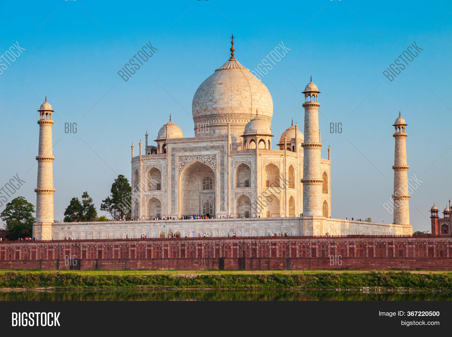 Taj Mahal White Marble Image & Photo (Free Trial) | Bigstock