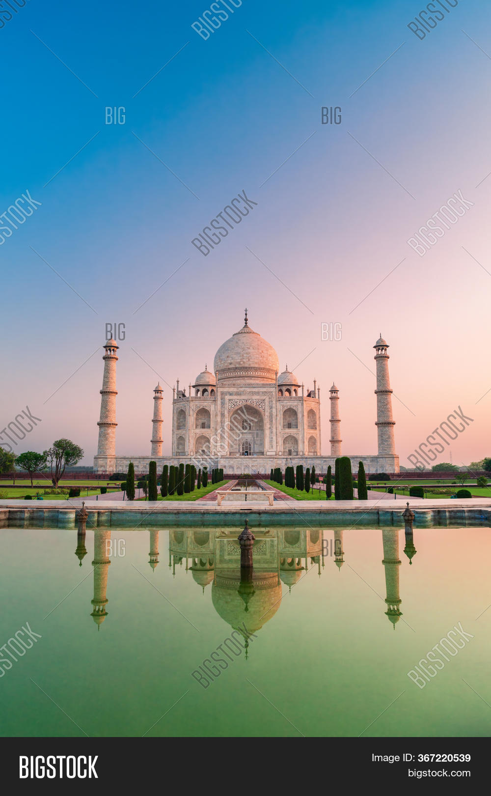 Taj Mahal White Marble Image & Photo (Free Trial) | Bigstock