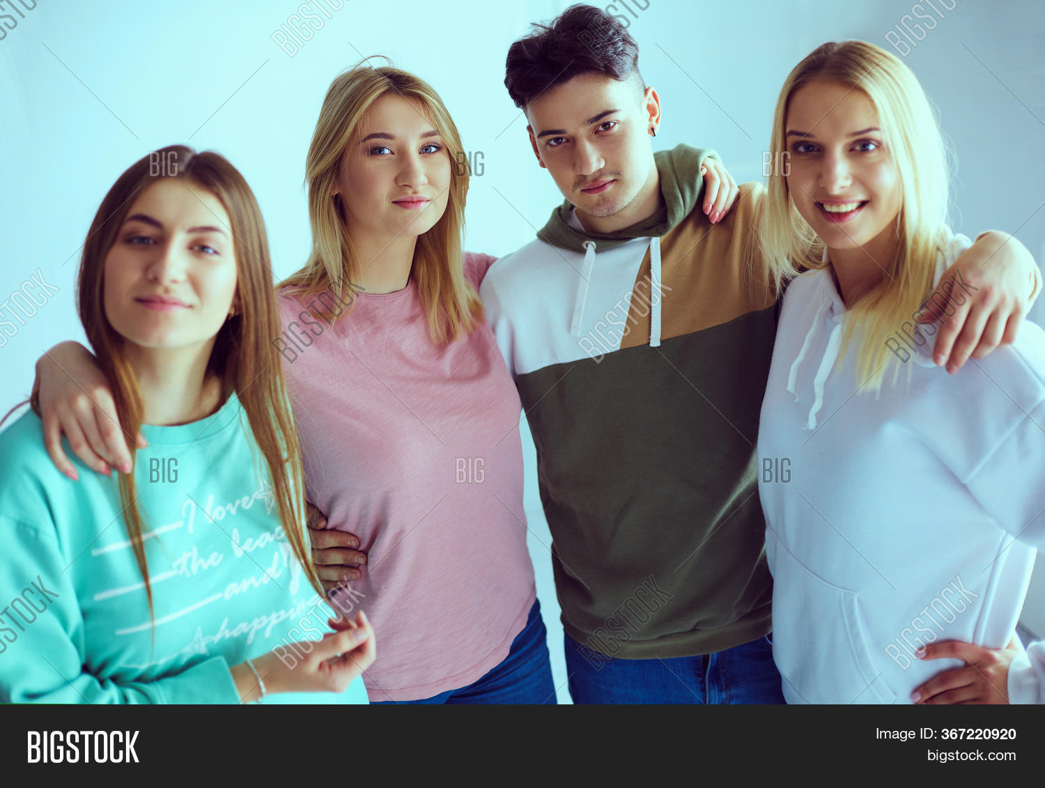 Happy Smiling Friends Image & Photo (Free Trial) | Bigstock