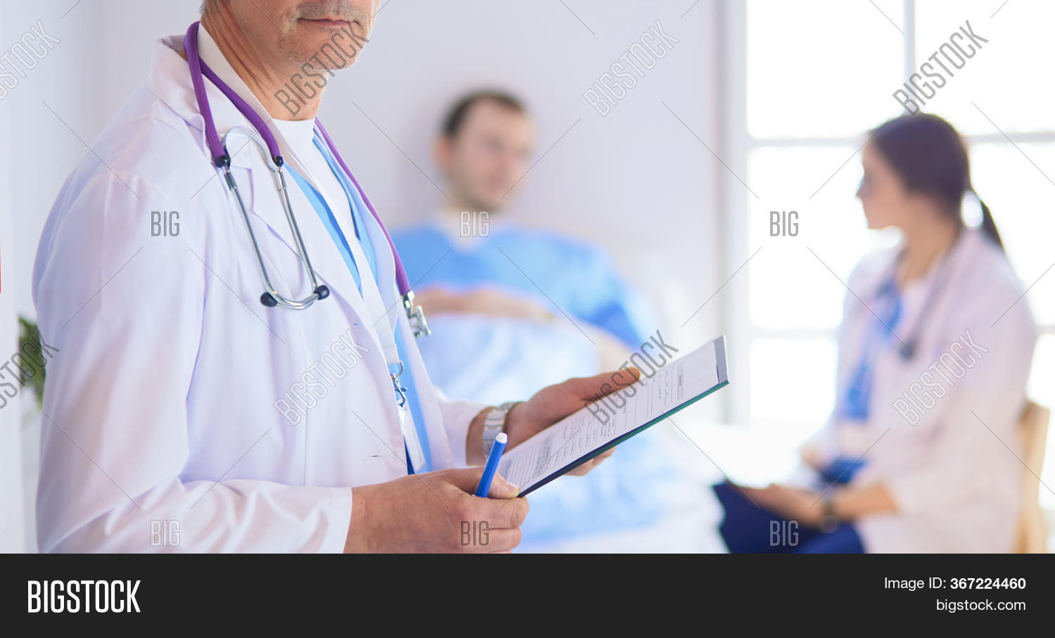 Doctor Holding Folder Image & Photo (Free Trial) | Bigstock
