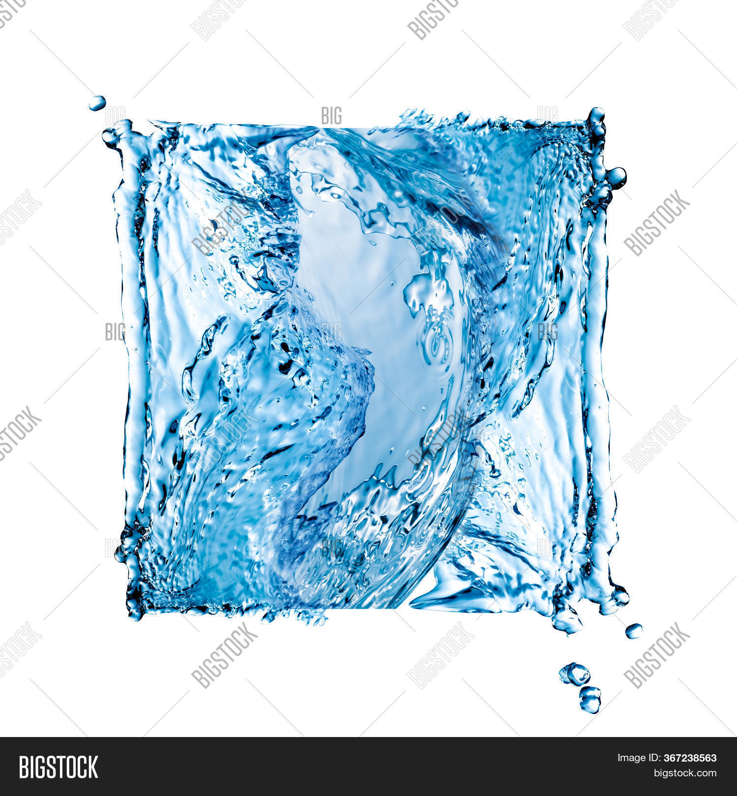 Blue Square Made Image & Photo (Free Trial) | Bigstock