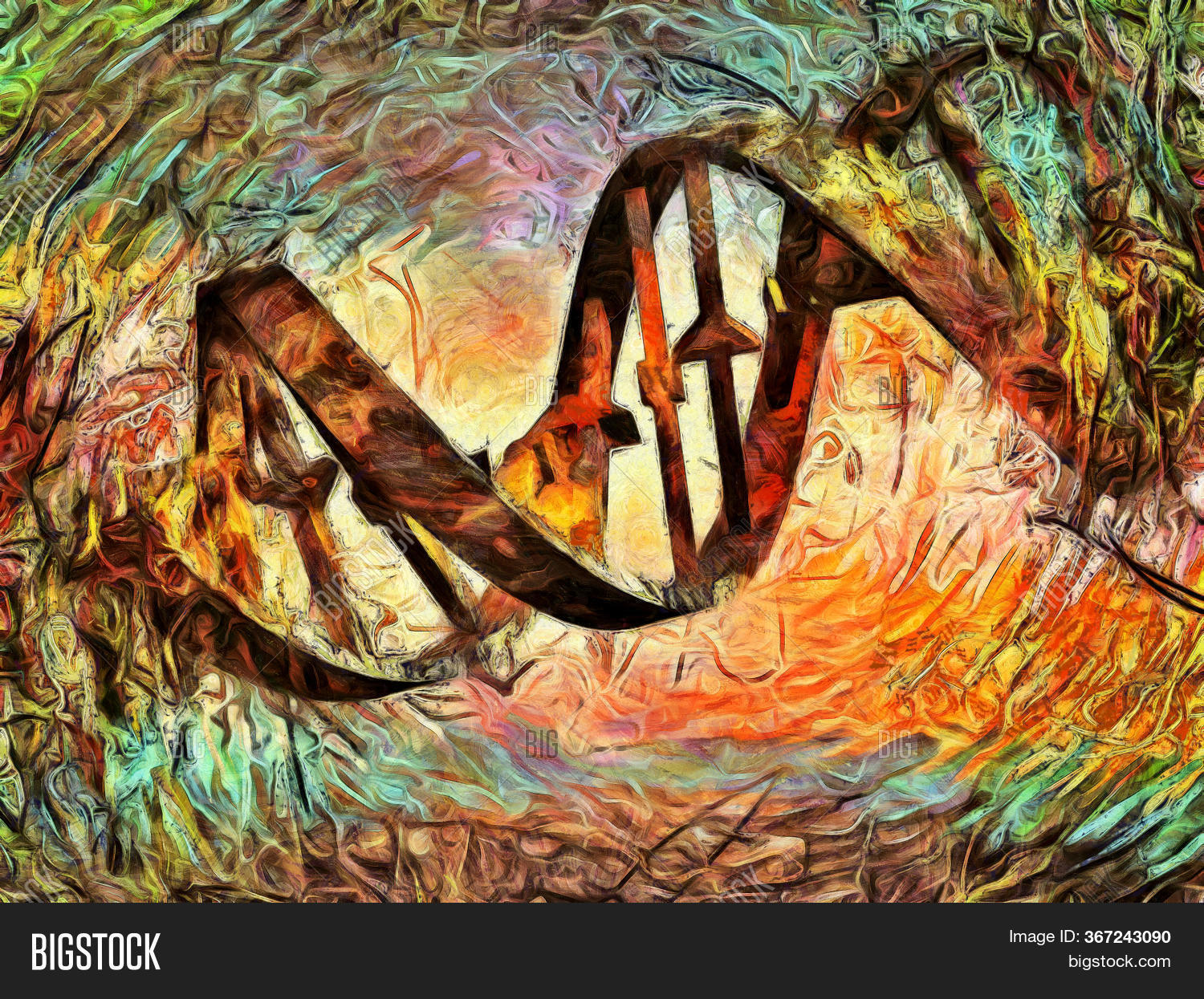 DNA Strand Artwork. Image & Photo (Free Trial) | Bigstock