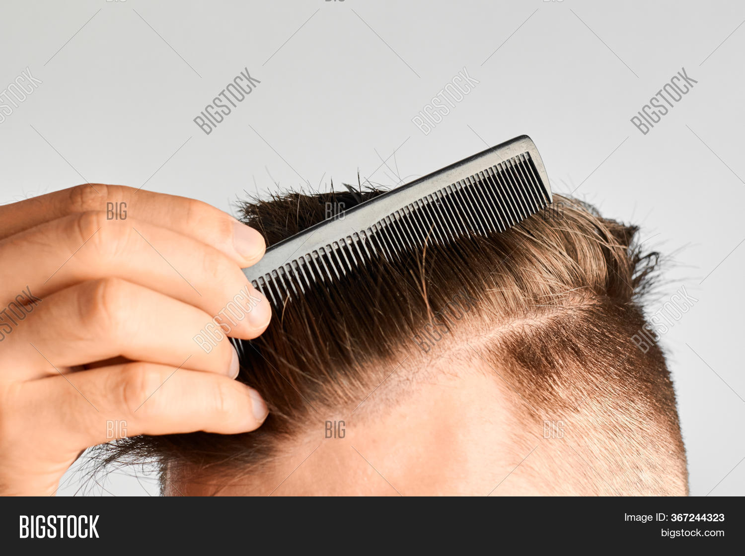 Man Combing His Clean Image & Photo (Free Trial) | Bigstock