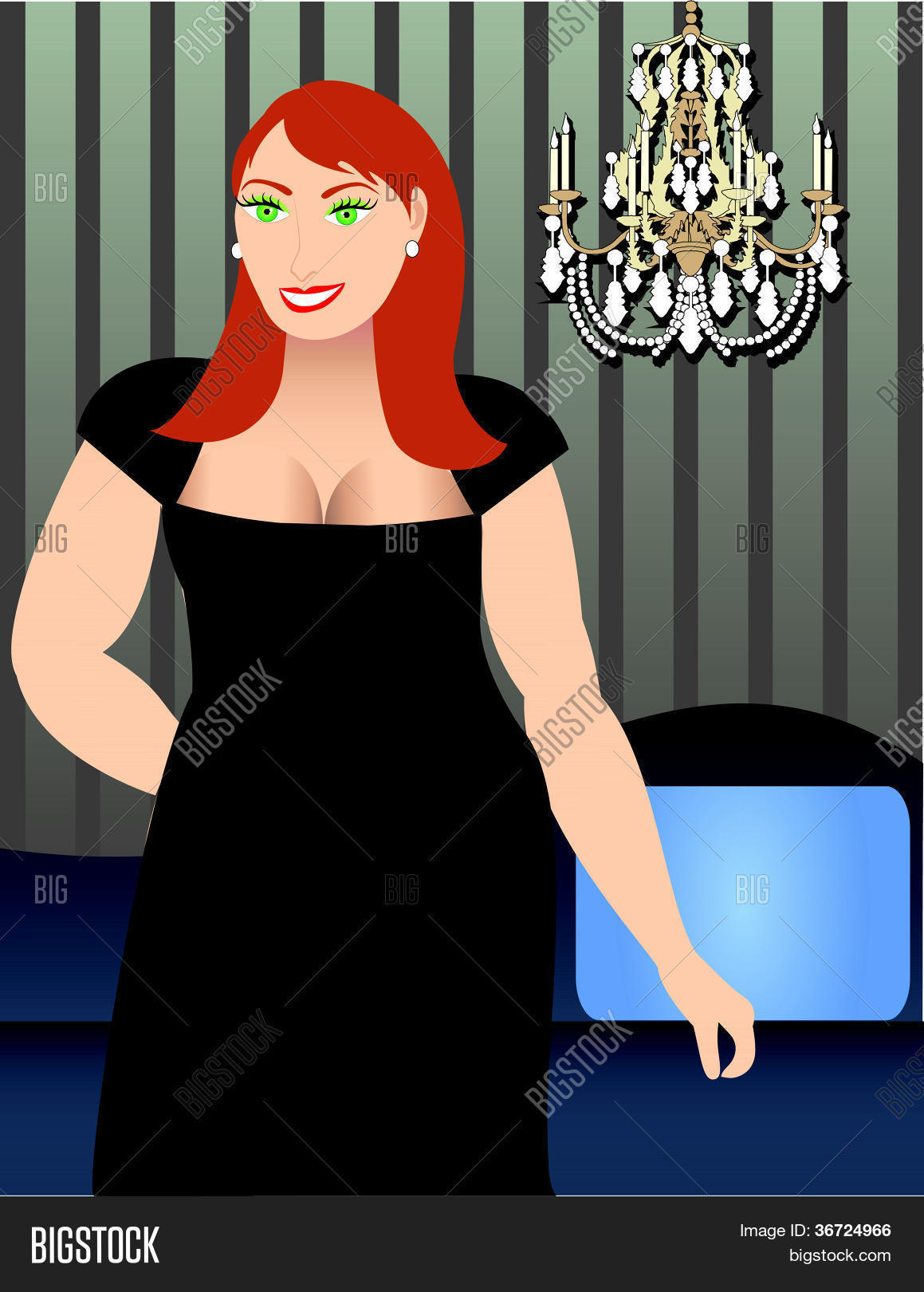 Heavy Set Woman Vector & Photo (Free Trial) | Bigstock