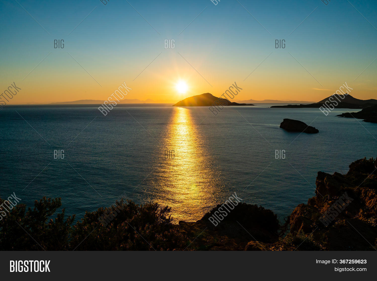 Sunset Near Scenic Image & Photo (Free Trial) | Bigstock