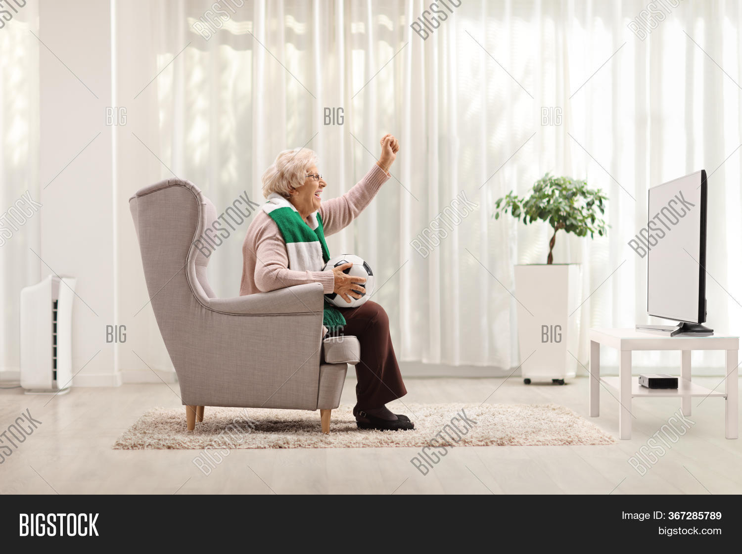 Elderly Woman Soccer Image & Photo (Free Trial) | Bigstock