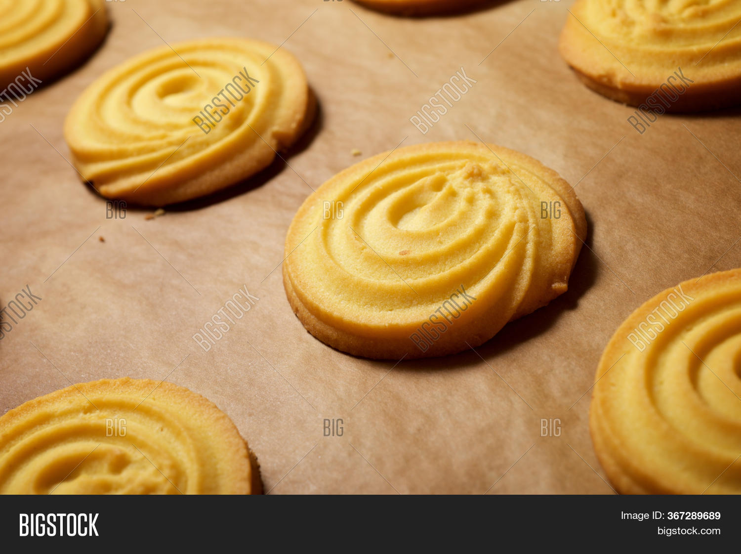 Butter Cookies On Image & Photo (Free Trial) | Bigstock
