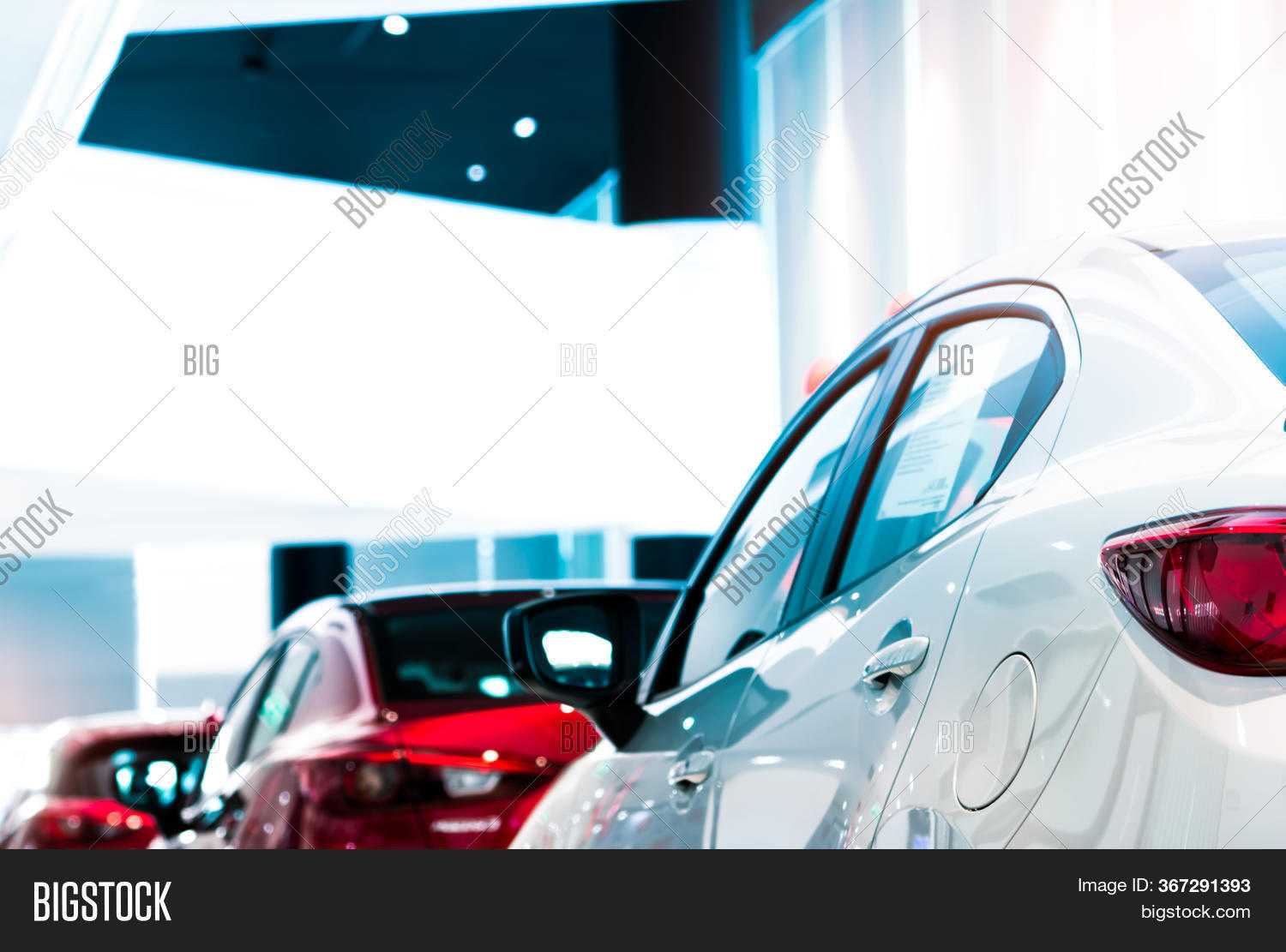 Rear View White Luxury Image & Photo (Free Trial) | Bigstock