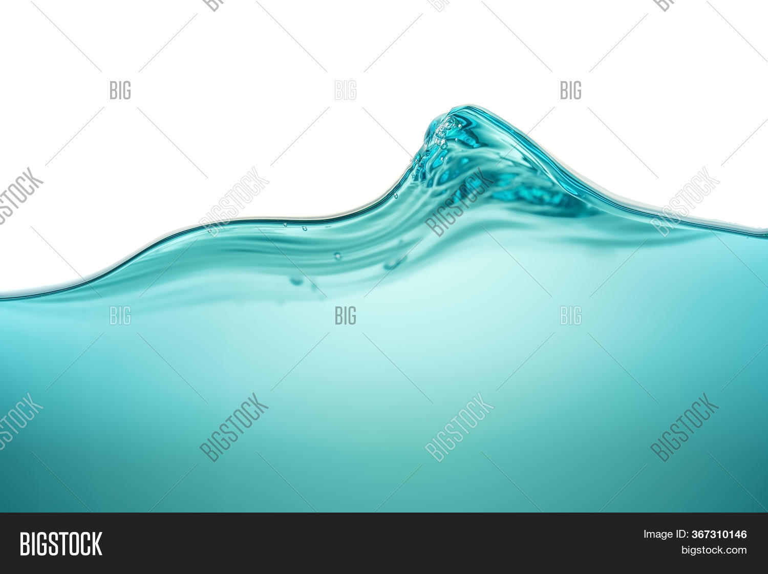 Wave Pure Blue Water, Image & Photo (Free Trial) | Bigstock