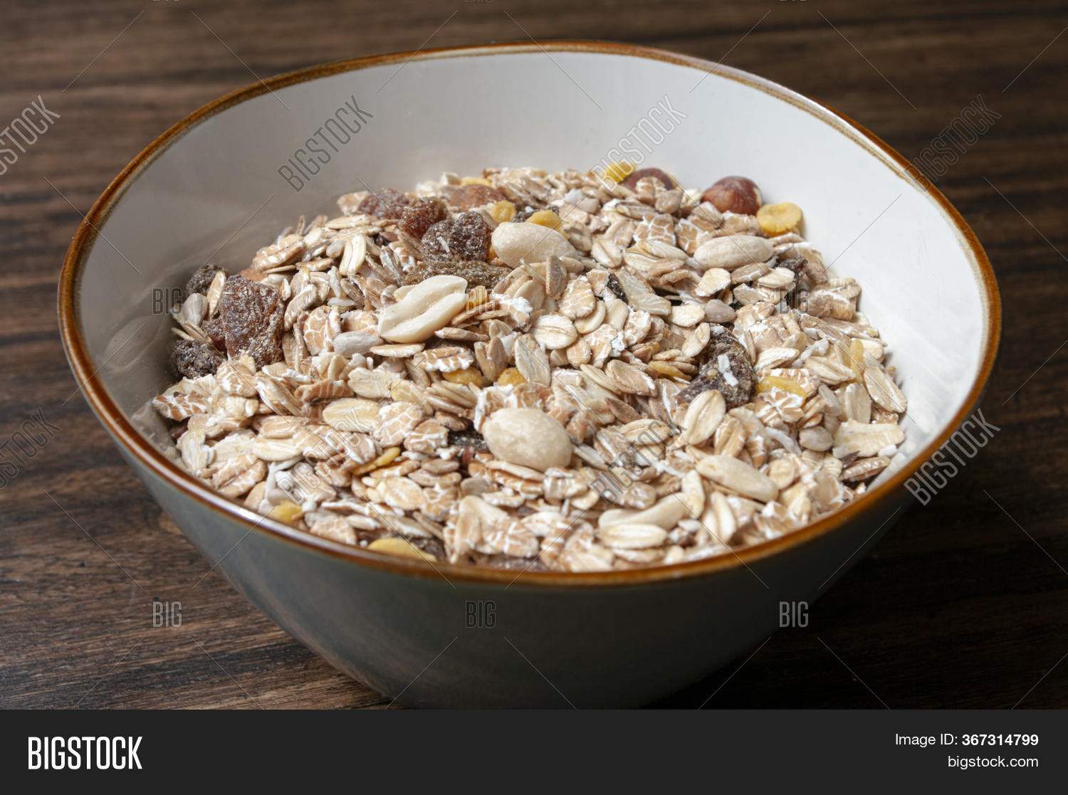 Ceramic Bowl Oatmeals Image & Photo (Free Trial) | Bigstock