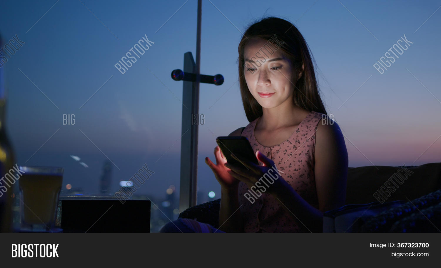 Woman Use Mobile Phone Image & Photo (Free Trial) | Bigstock