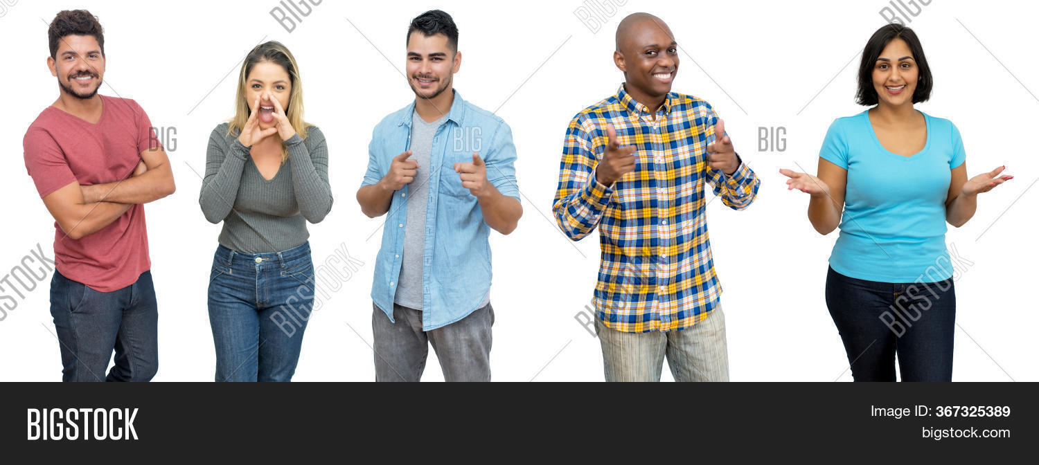 Group Pointing Image & Photo (Free Trial) | Bigstock