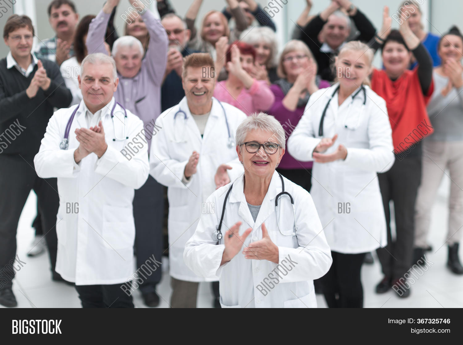 Group Doctors Patients Image & Photo (Free Trial) | Bigstock