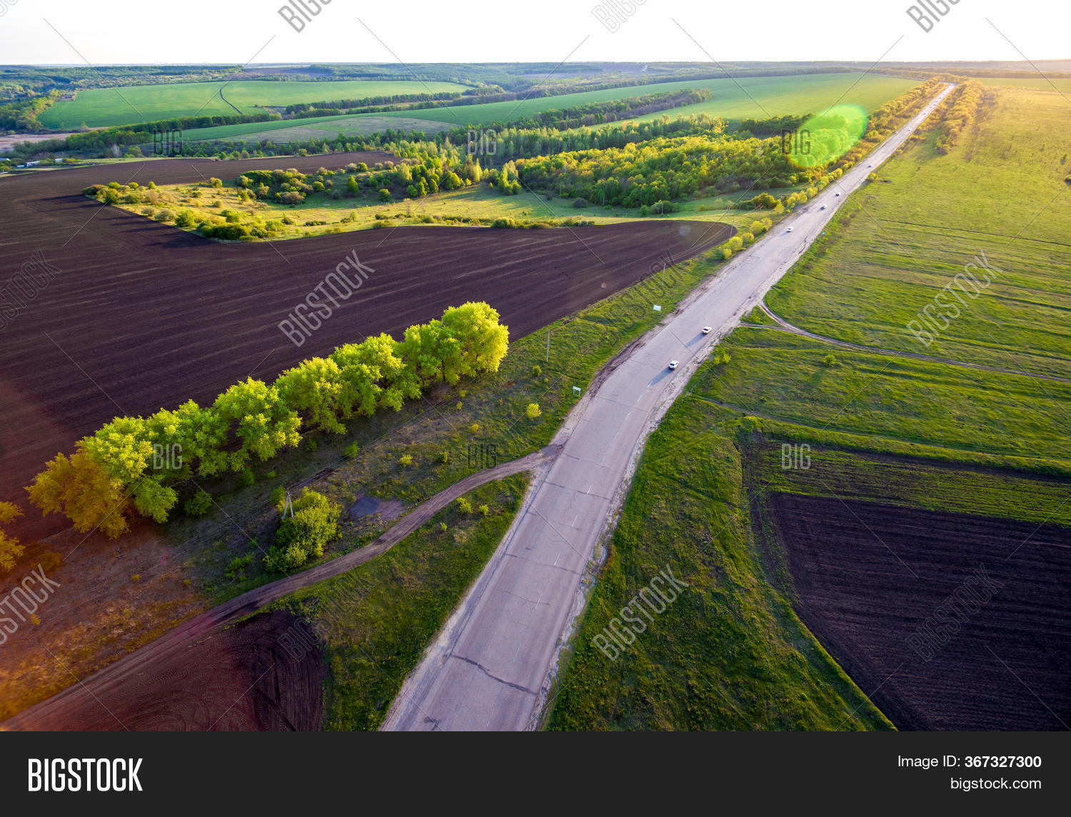 Aerial View Rural Image & Photo (Free Trial) | Bigstock