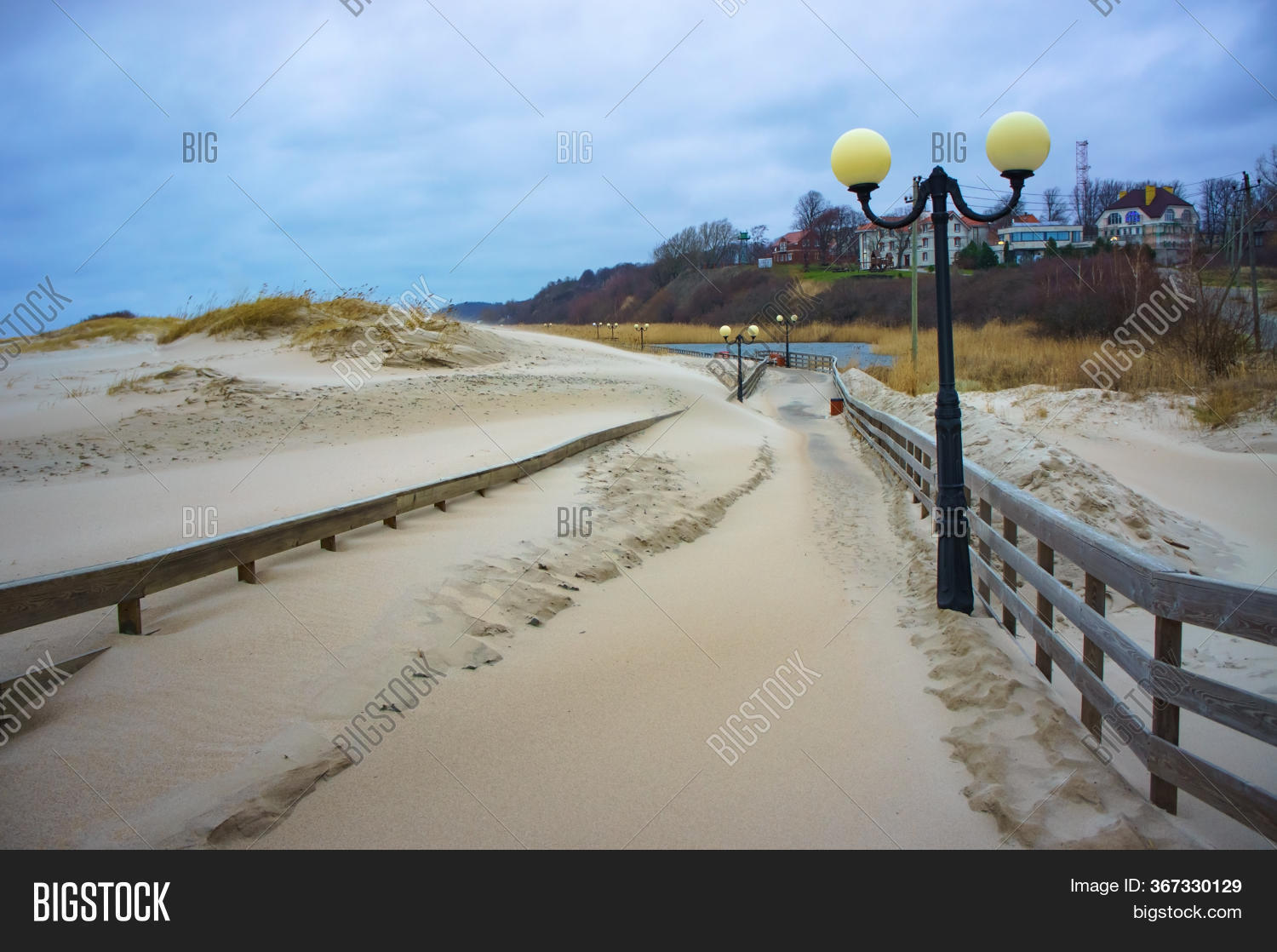Sand-covered Promenade Image & Photo (Free Trial) | Bigstock