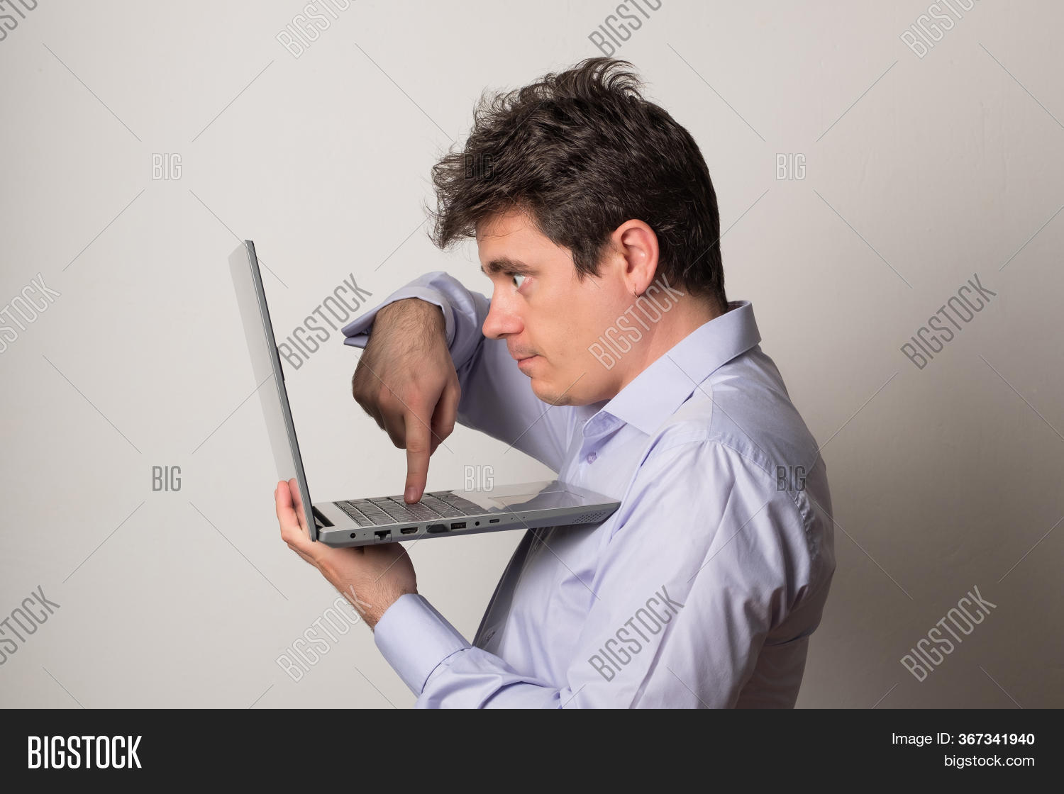 Man Laptop. Young Image & Photo (Free Trial) | Bigstock