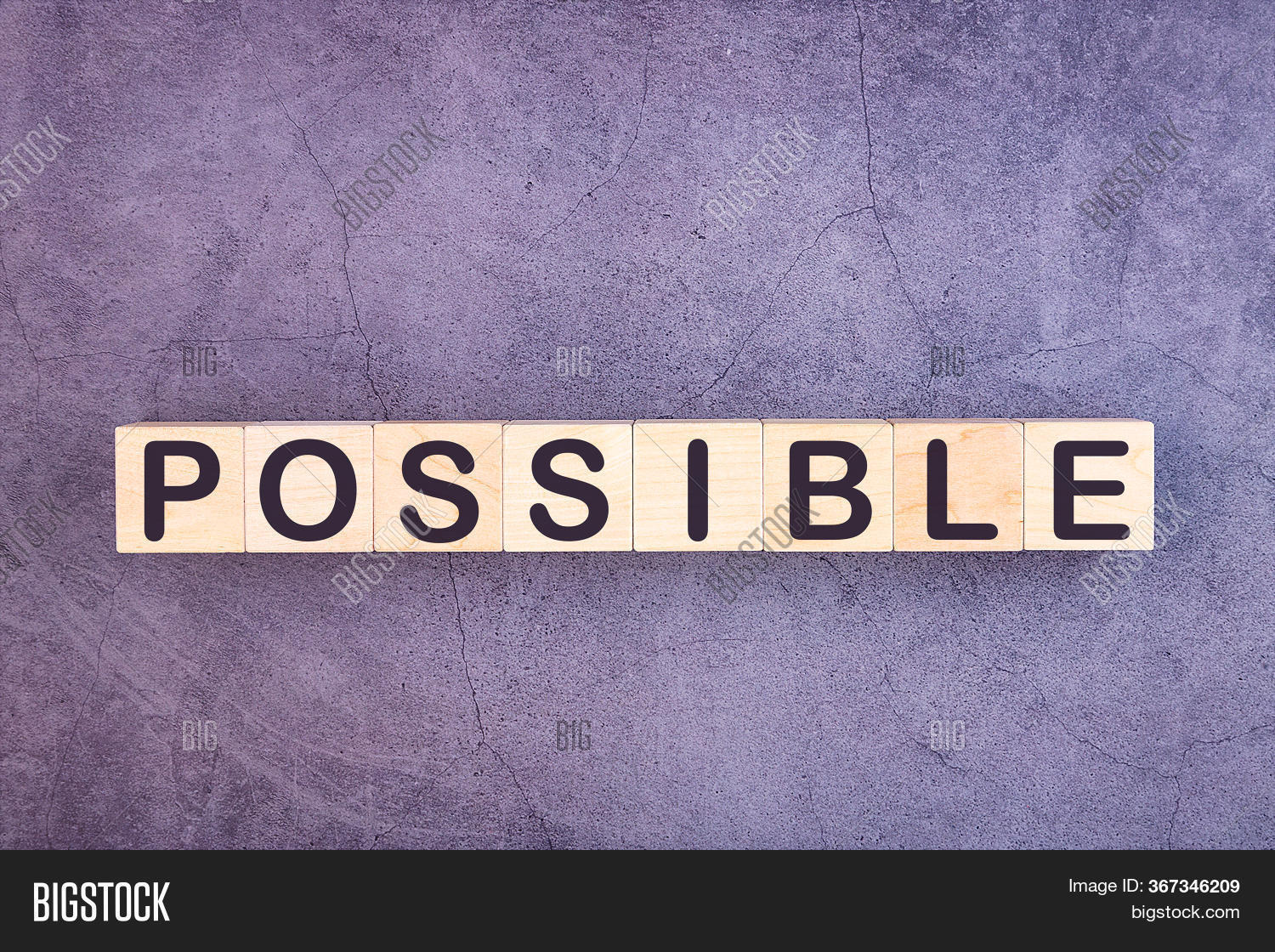 Possible Word Made Image & Photo (Free Trial) | Bigstock