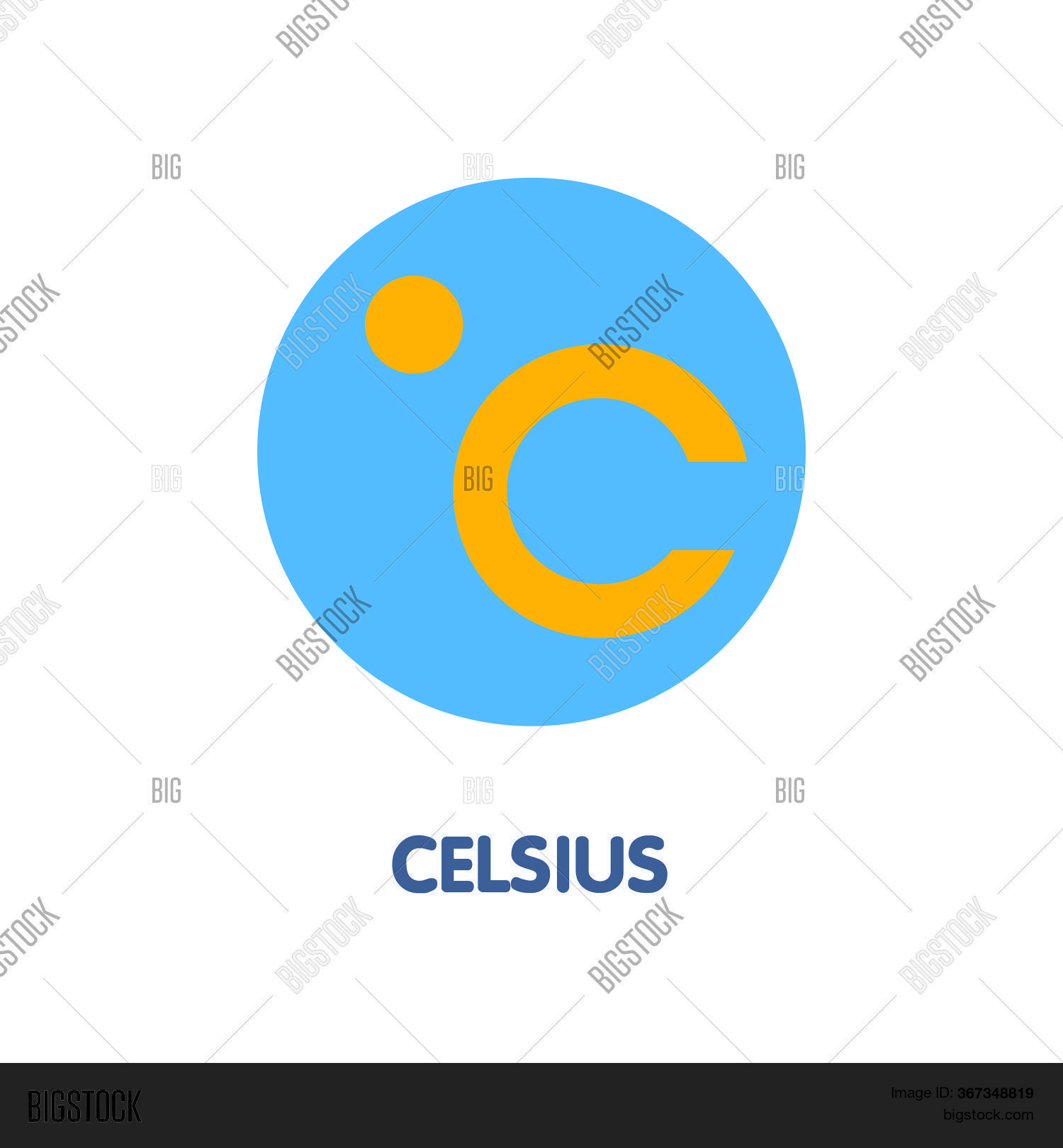 Celsius Flat Icon Vector & Photo (Free Trial) | Bigstock