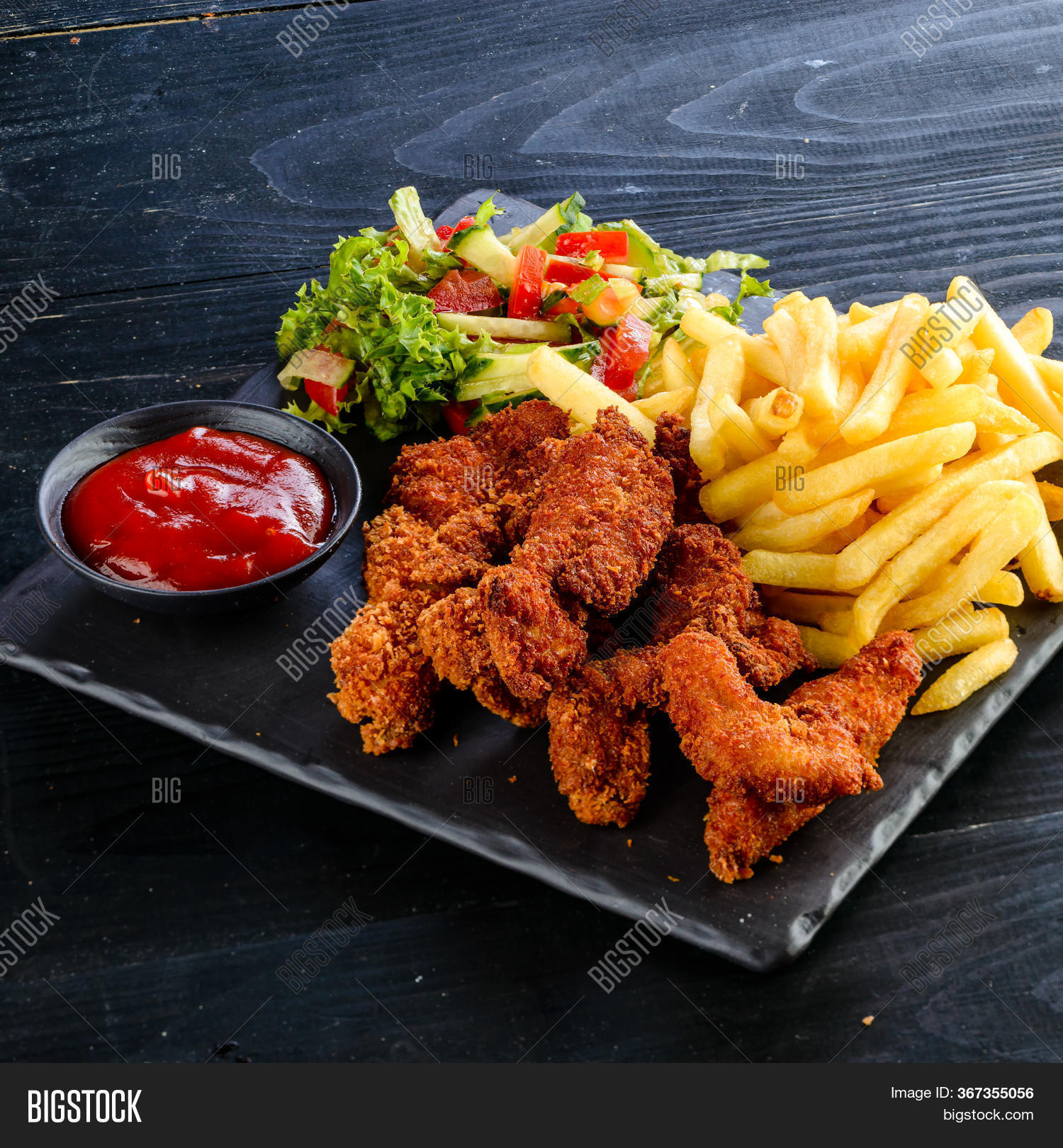 Fried Chicken, Nuggets Image & Photo (Free Trial) | Bigstock