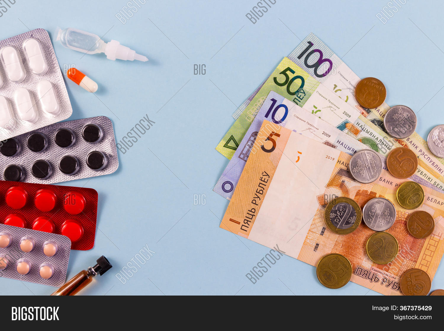 Medications Cost Money Image & Photo (Free Trial) | Bigstock