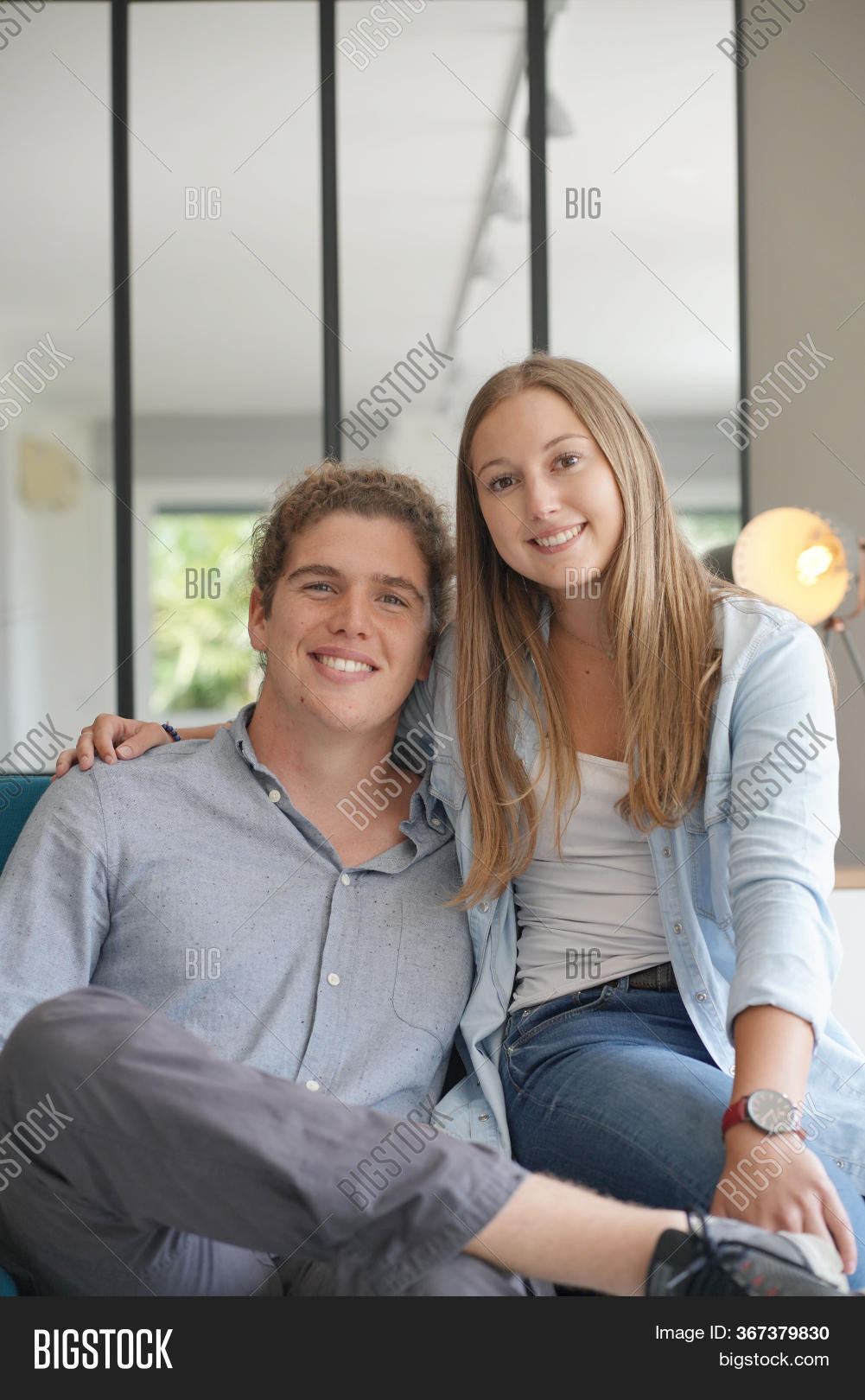 Young Couple Smiling Image & Photo (Free Trial) | Bigstock