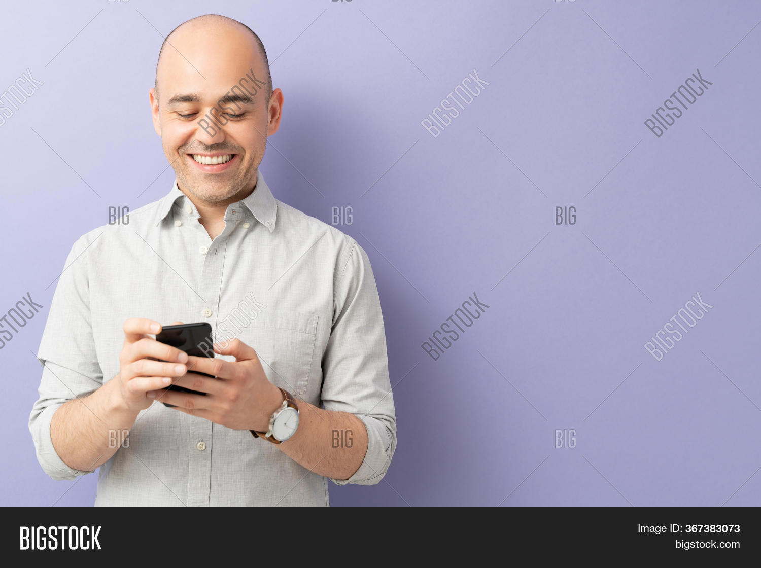 Good Looking Bald Man Image & Photo (Free Trial) | Bigstock
