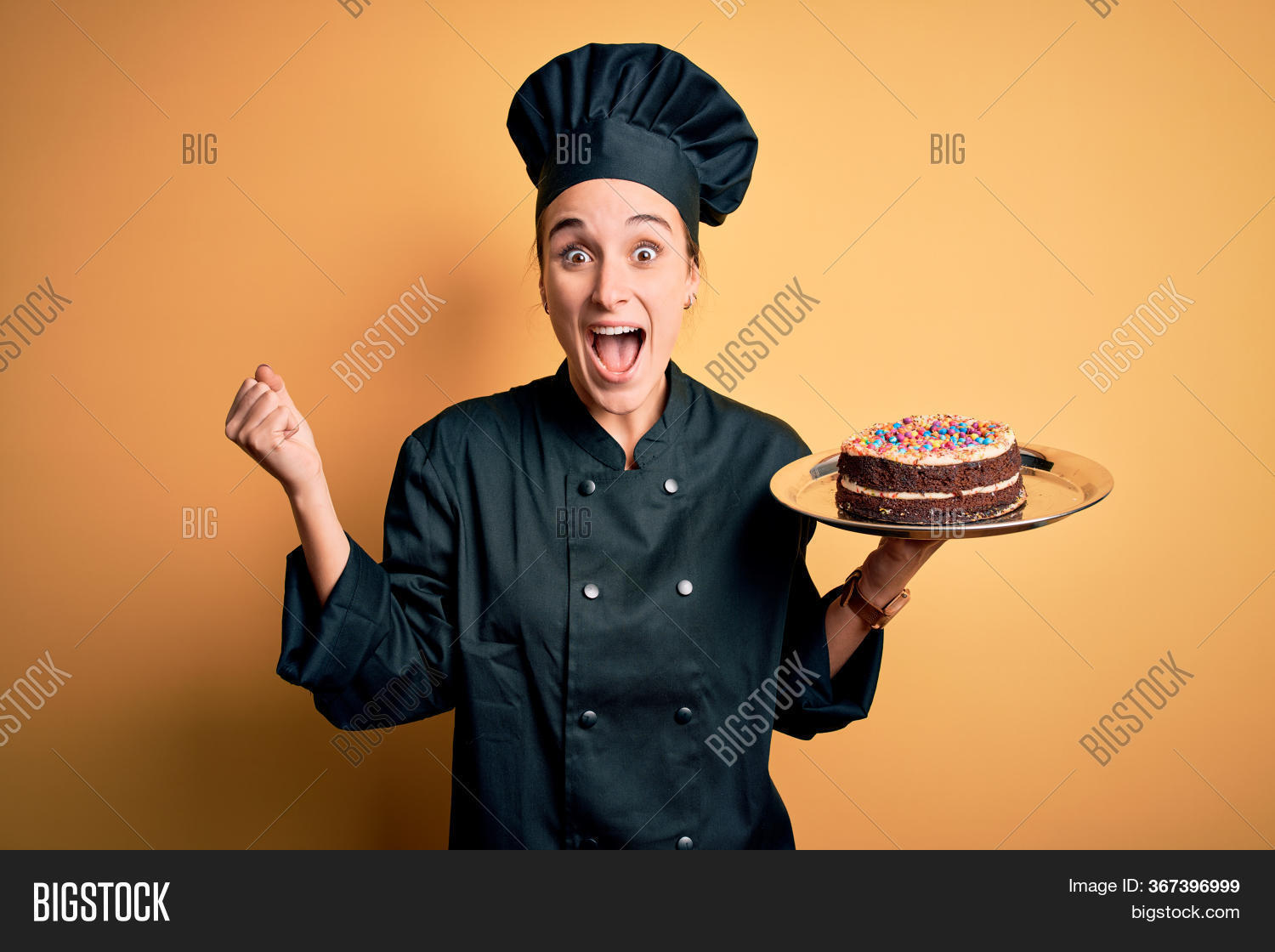 Young Beautiful Baker Image & Photo (Free Trial) | Bigstock