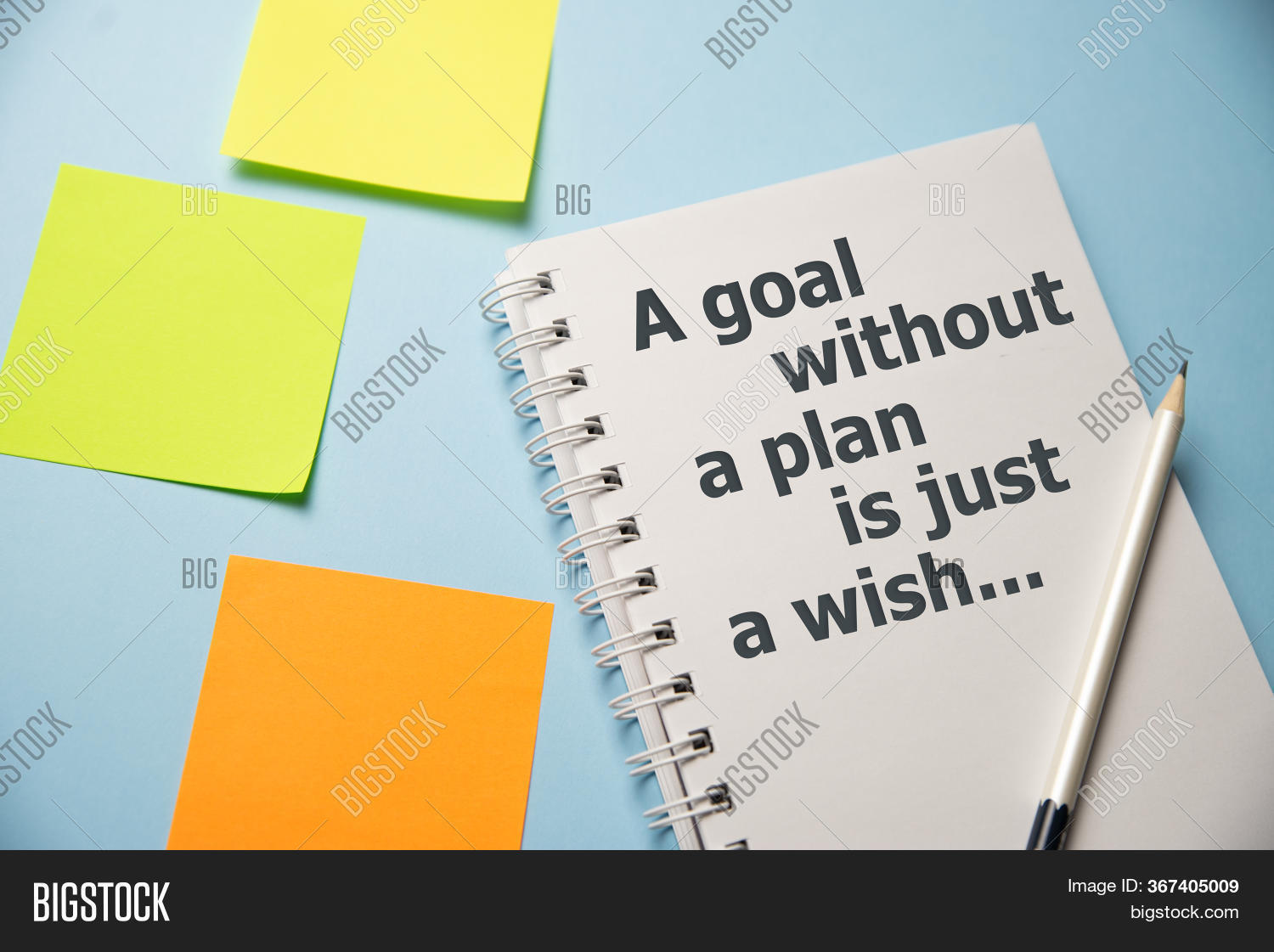 Goal Without Plan Just Image & Photo (Free Trial) | Bigstock