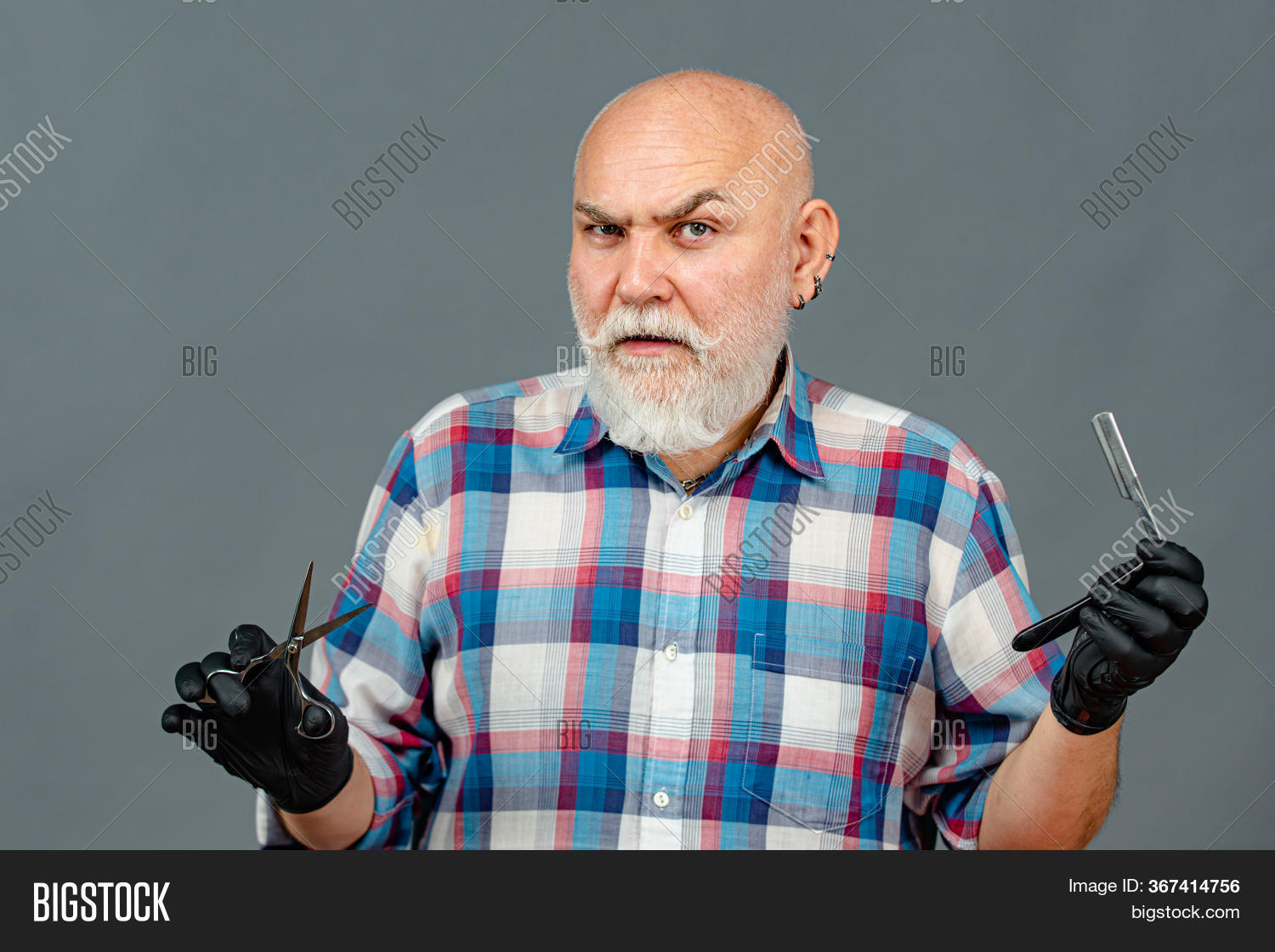 Bearded Barber Image & Photo (Free Trial) | Bigstock