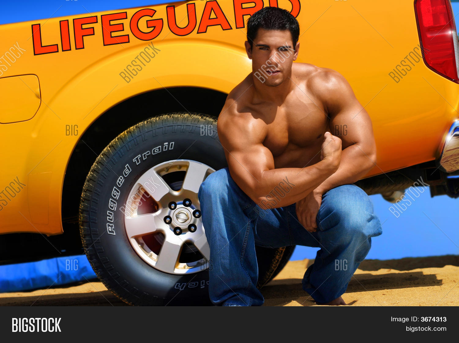 Lifeguard On Beach Image & Photo (Free Trial) | Bigstock