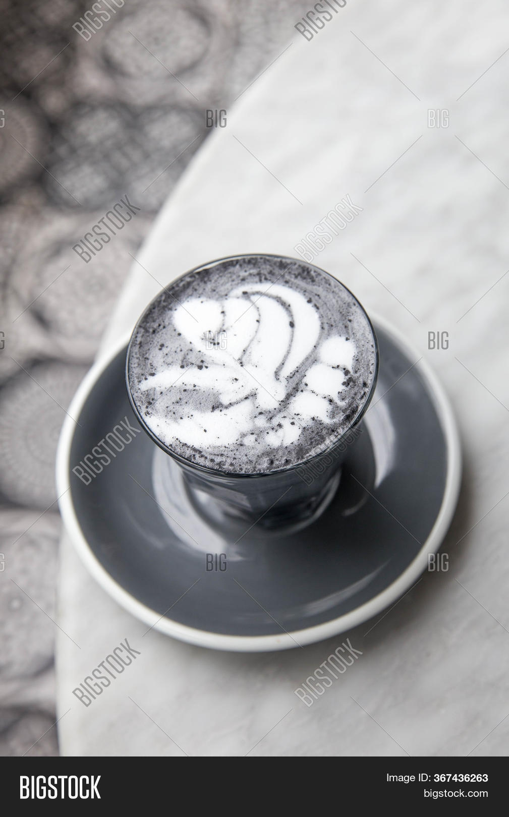 Charcoal Super Latte Image & Photo (Free Trial) | Bigstock