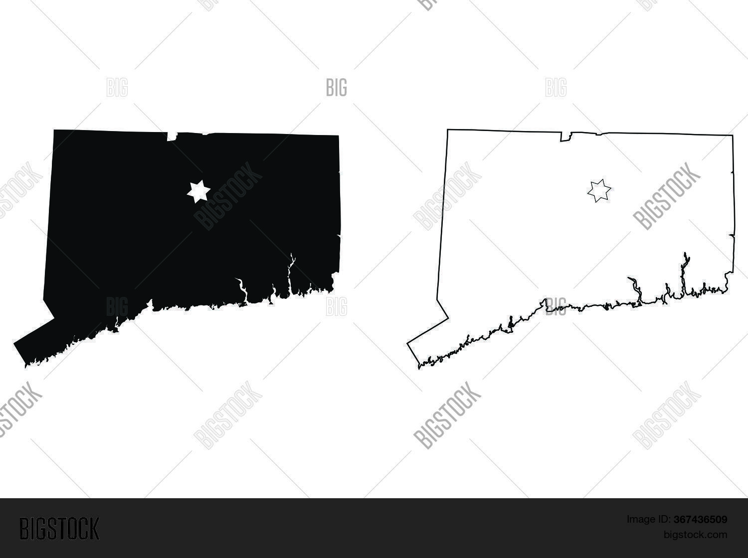 Connecticut Ct State Vector & Photo (Free Trial) | Bigstock