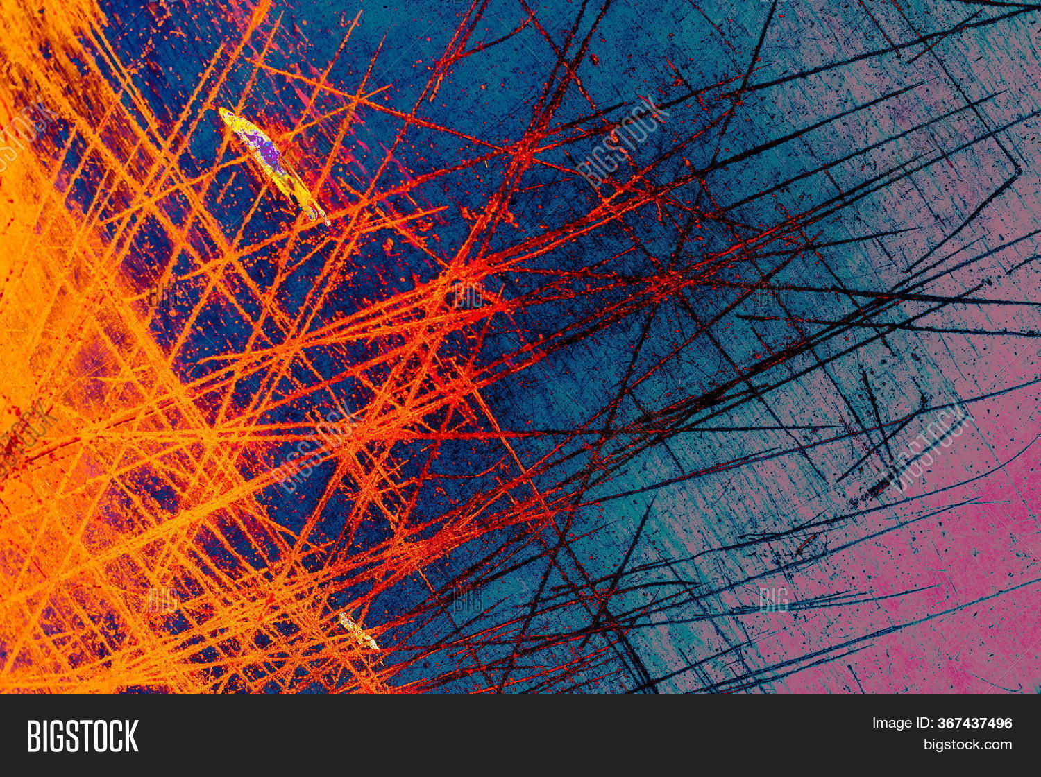 Abstract Color Scratch Image & Photo (Free Trial) | Bigstock