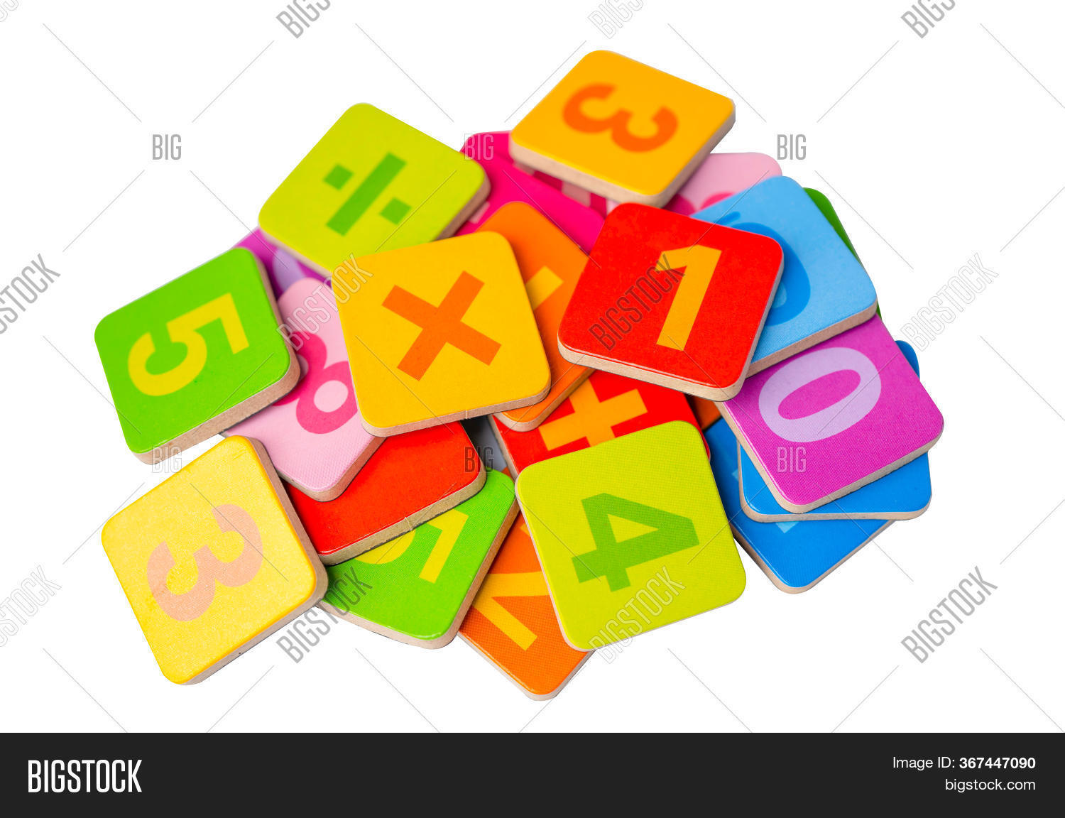 Math Number Colorful Image & Photo (Free Trial) | Bigstock
