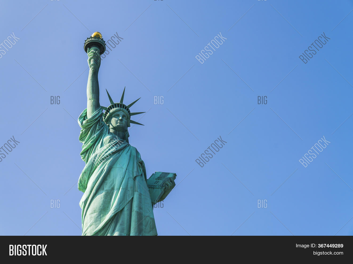 Statue Liberty Blue Image & Photo (Free Trial) | Bigstock