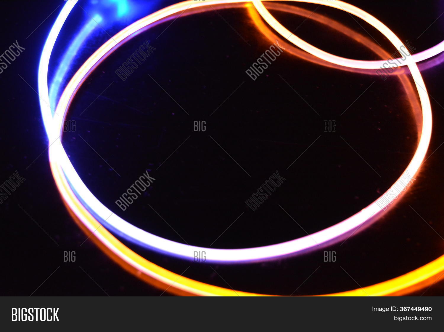 Yellow Blue Light Wire Image & Photo (Free Trial) | Bigstock