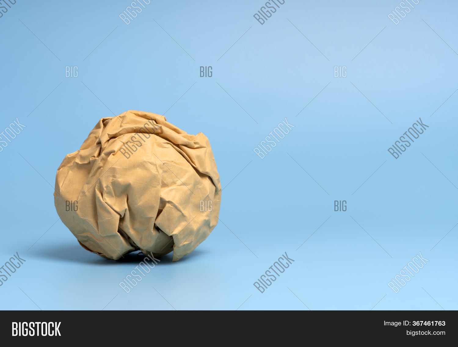 Crumpled Paper Ball On Image & Photo (Free Trial) | Bigstock